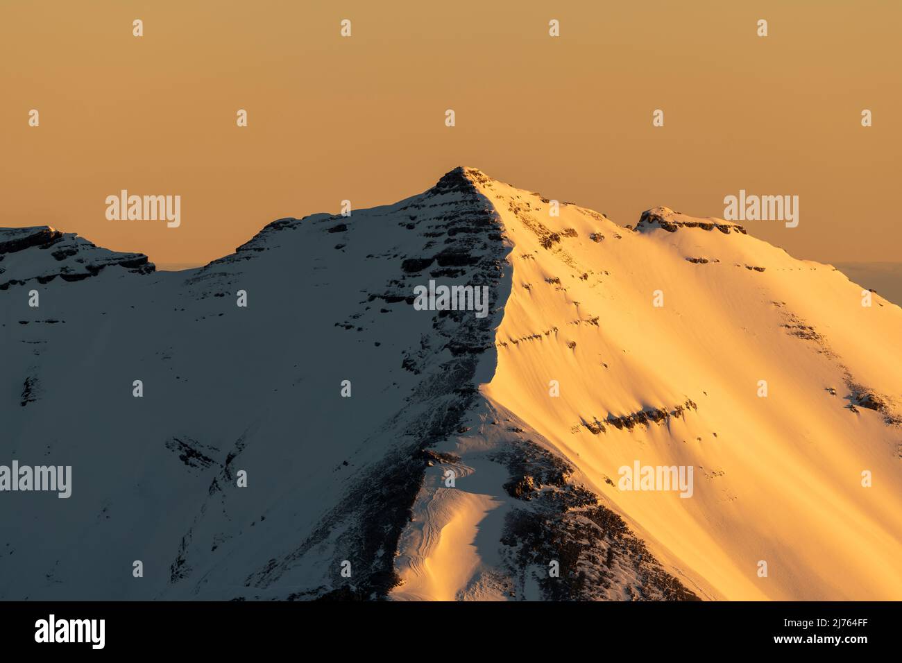 The soiernspitze shines in golden hi-res stock photography and images ...