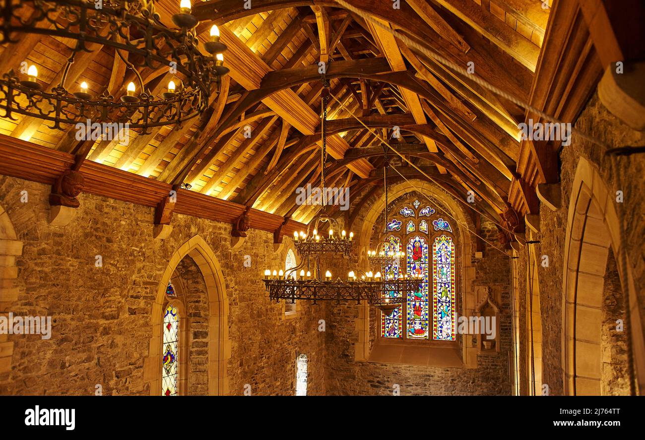 Old, medieval room of Swords Castle Is A Historic building That Is ...
