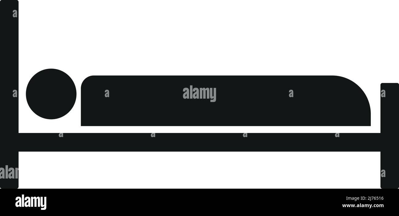 Sleeping bed icon sign. Signs and symbols Stock Vector Image & Art - Alamy