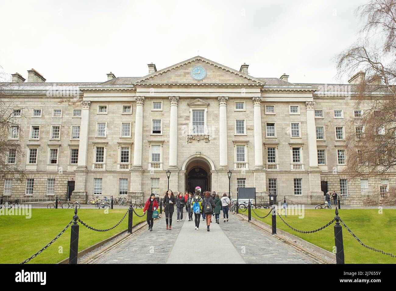Dublin, Ireland - 04.10.2022: The Trinity College Dublin, the ...