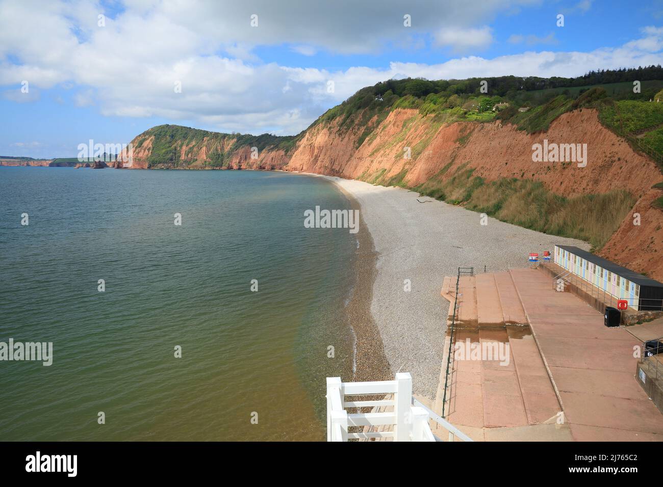 Jacob's ladder beach, Sidmouth, East Devon, England, UK Stock Photo - Alamy