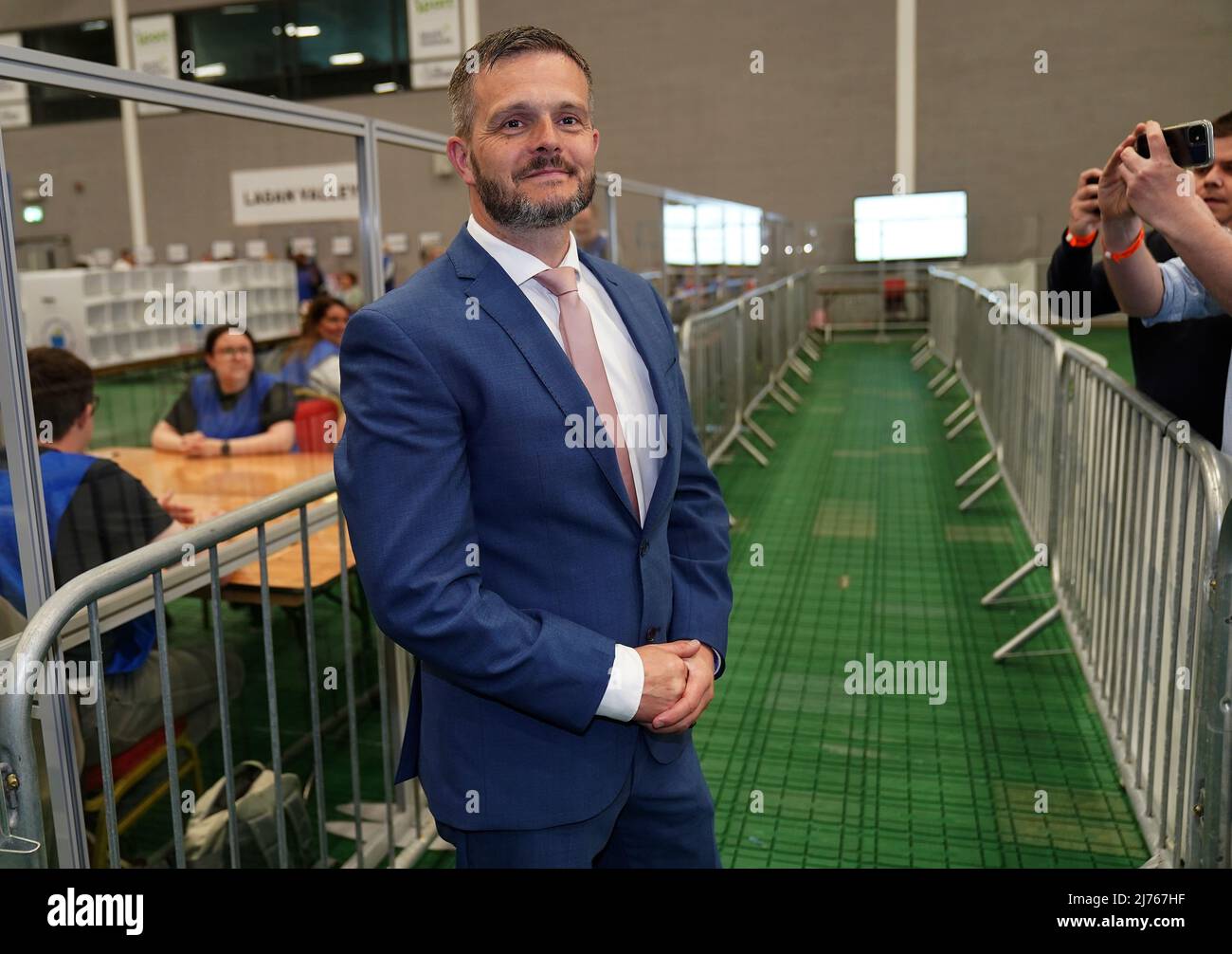 Ulster Unionist Party deputy leader Robbie Butler after he was elected ...
