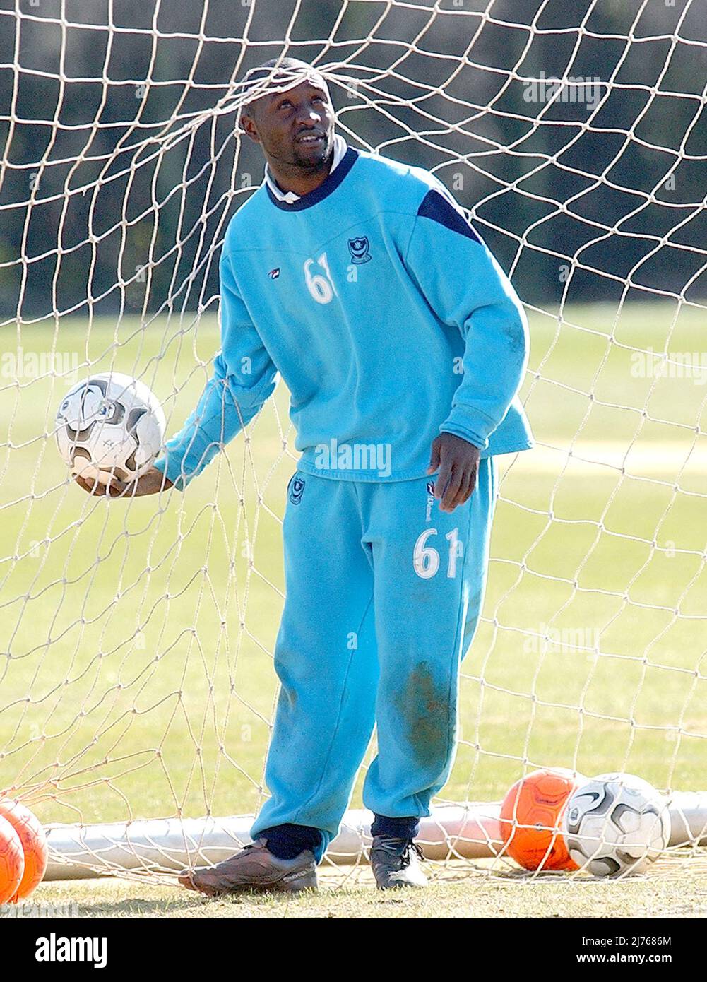 LUA LUA PREPARES TRAINING AT PORTSMOUTH AFTER BEING GIVEN PERMISSION TO ...