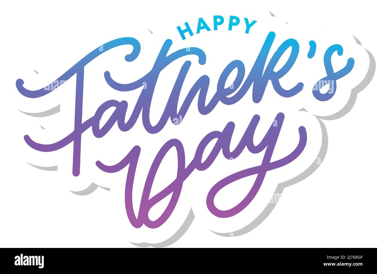 Happy Father s Day Calligraphy greeting card. Vector illustration Stock ...