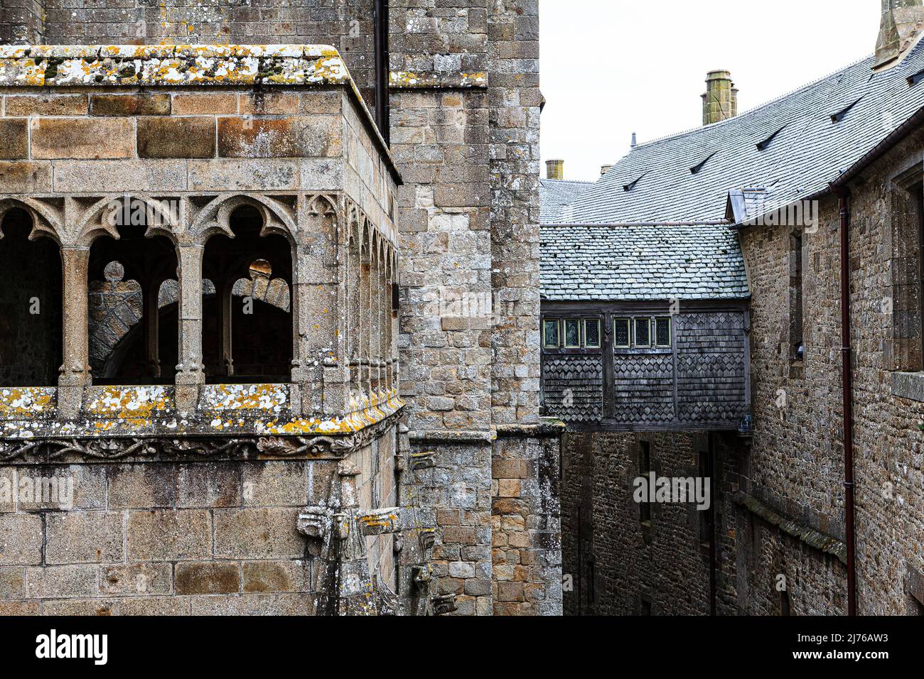 Mont St. Michel Monastery, Normandy, France Stock Photo - Alamy