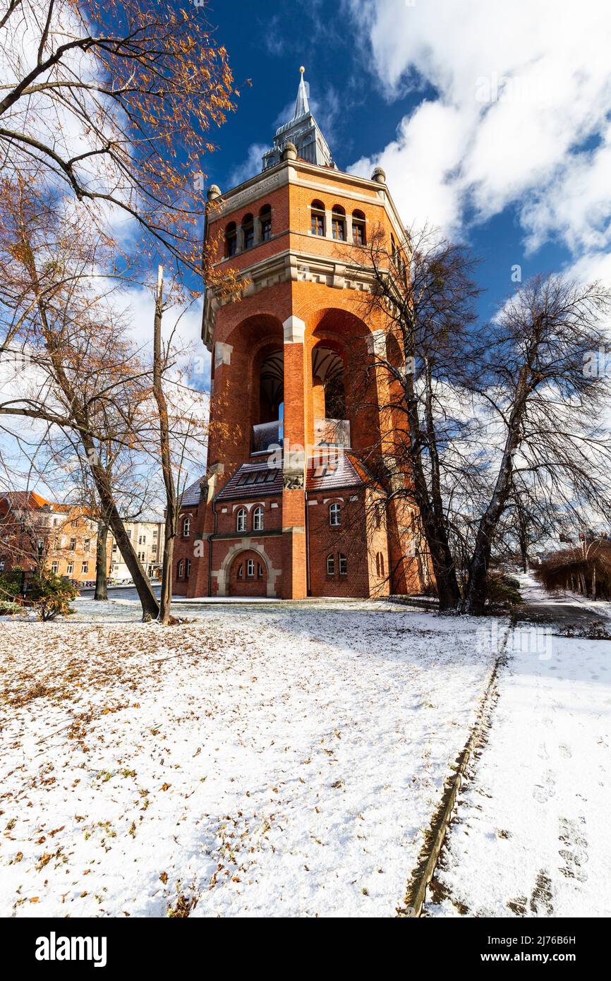 Europe, Poland, Lower Silesia, Wroclaw, Wieza cisnien in Borek district ...