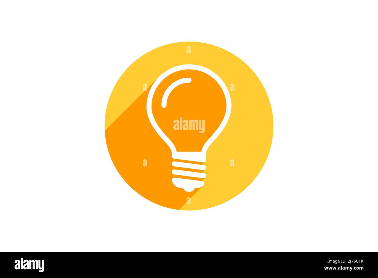 Electric light bulb icon. Electricity lamp symbol. Vector illumination ...