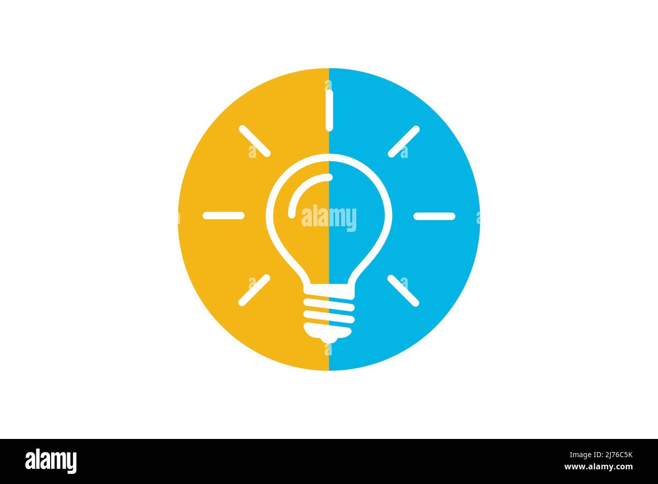 Electric light bulb icon. Electricity lamp symbol. Vector illumination ...