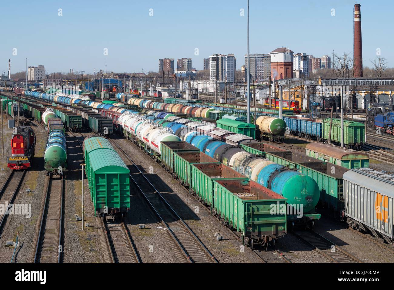 Railway sorting yard hi-res stock photography and images - Alamy