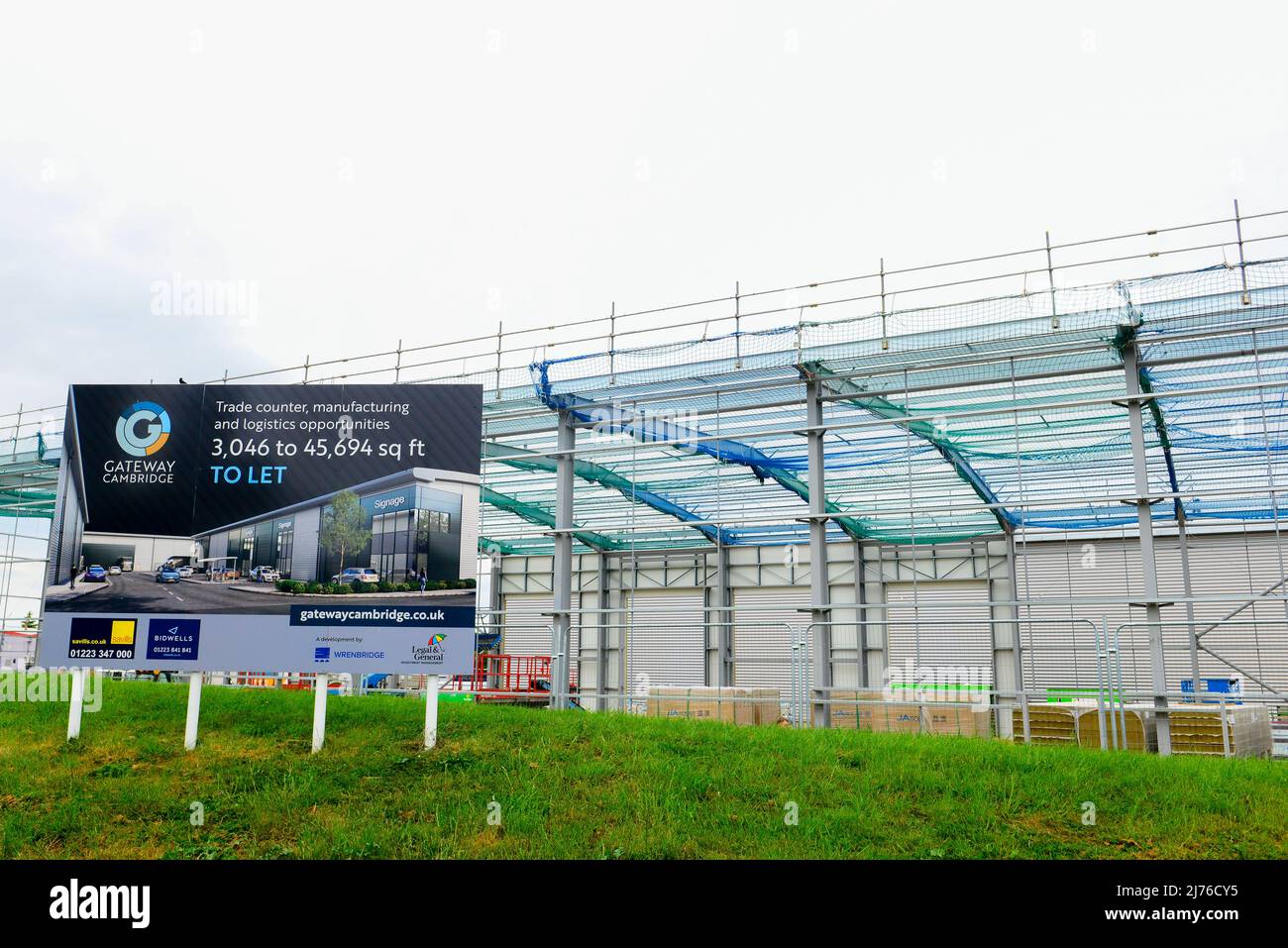 General view of Commercial business site by Oakmont construction Stock ...