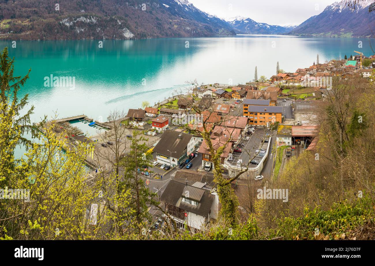 Brienz switzerland aerial hi-res stock photography and images - Alamy