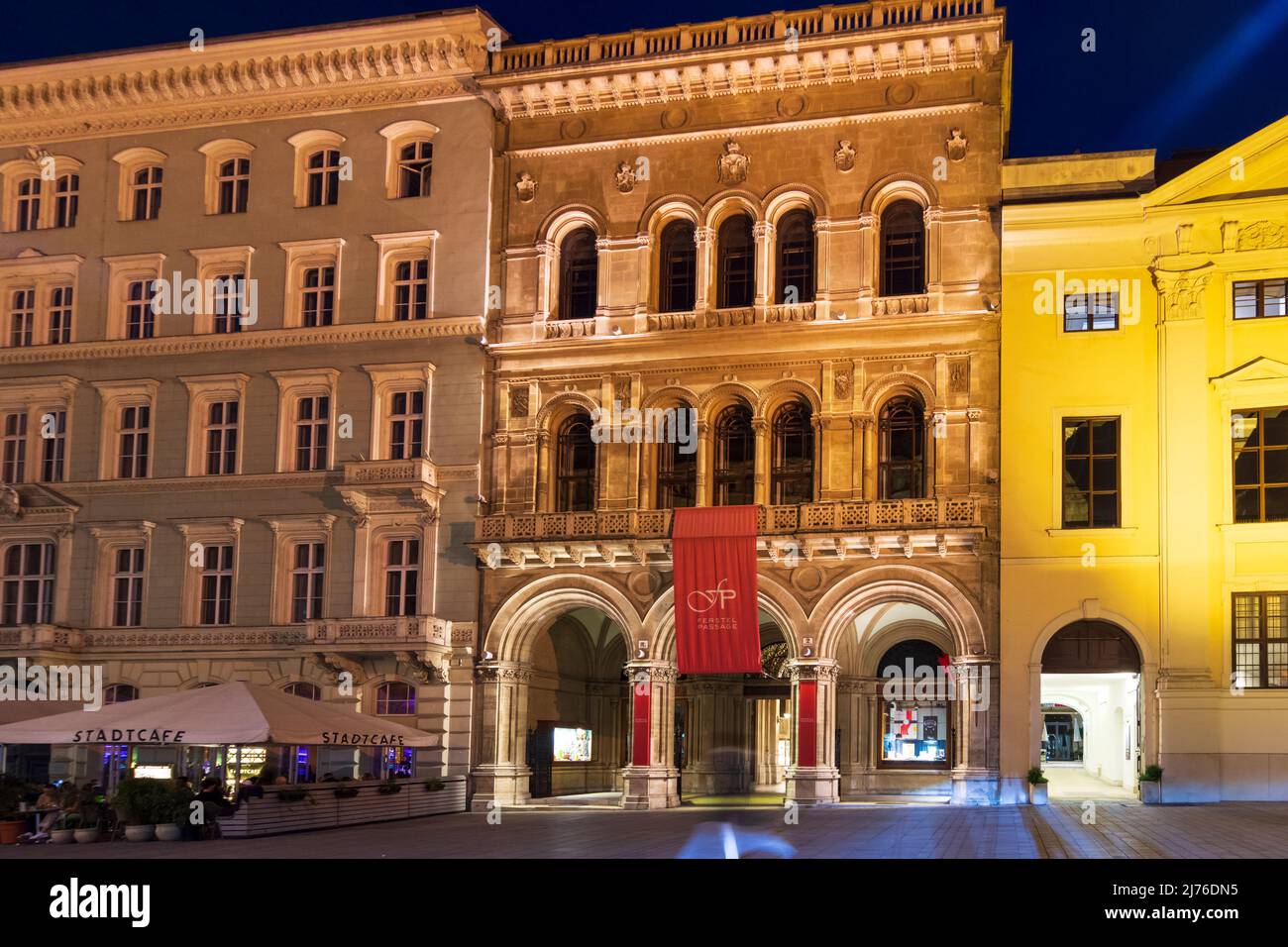 Wien, Vienna: Palais Ferstel in 01. Old Town, Wien, Austria Stock Photo ...