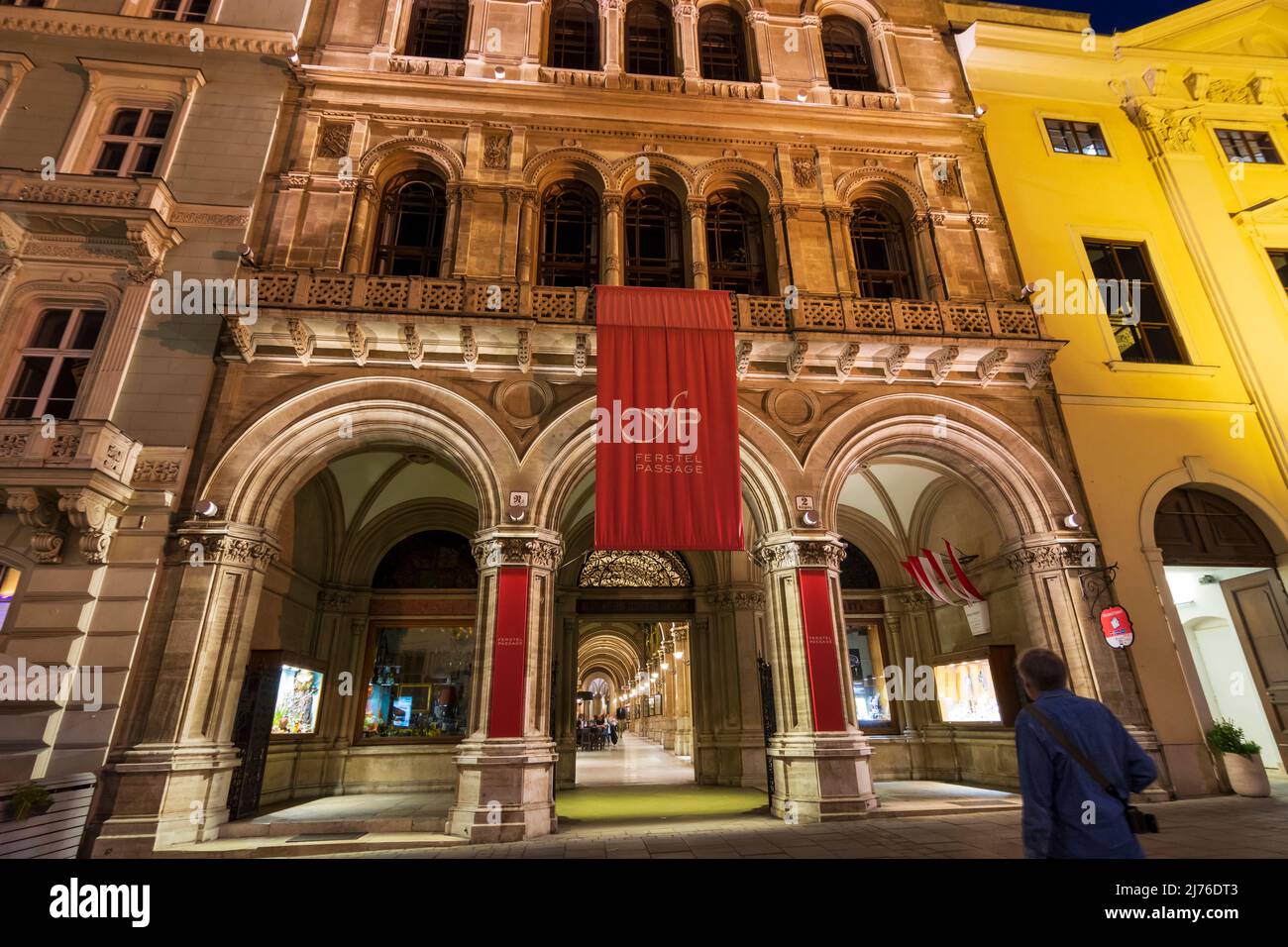 Wien, Vienna: Palais Ferstel in 01. Old Town, Wien, Austria Stock Photo ...