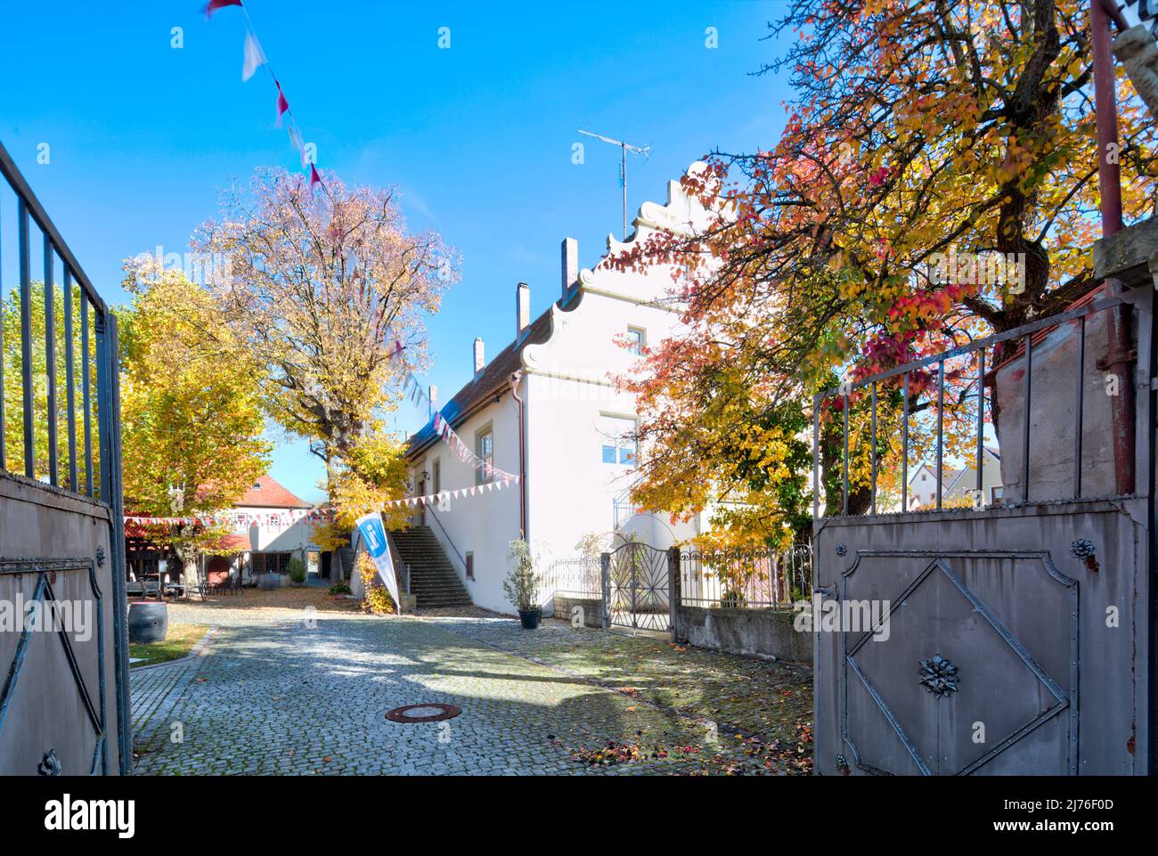 Crailsheim Castle, house facade, facade, architectural monument ...