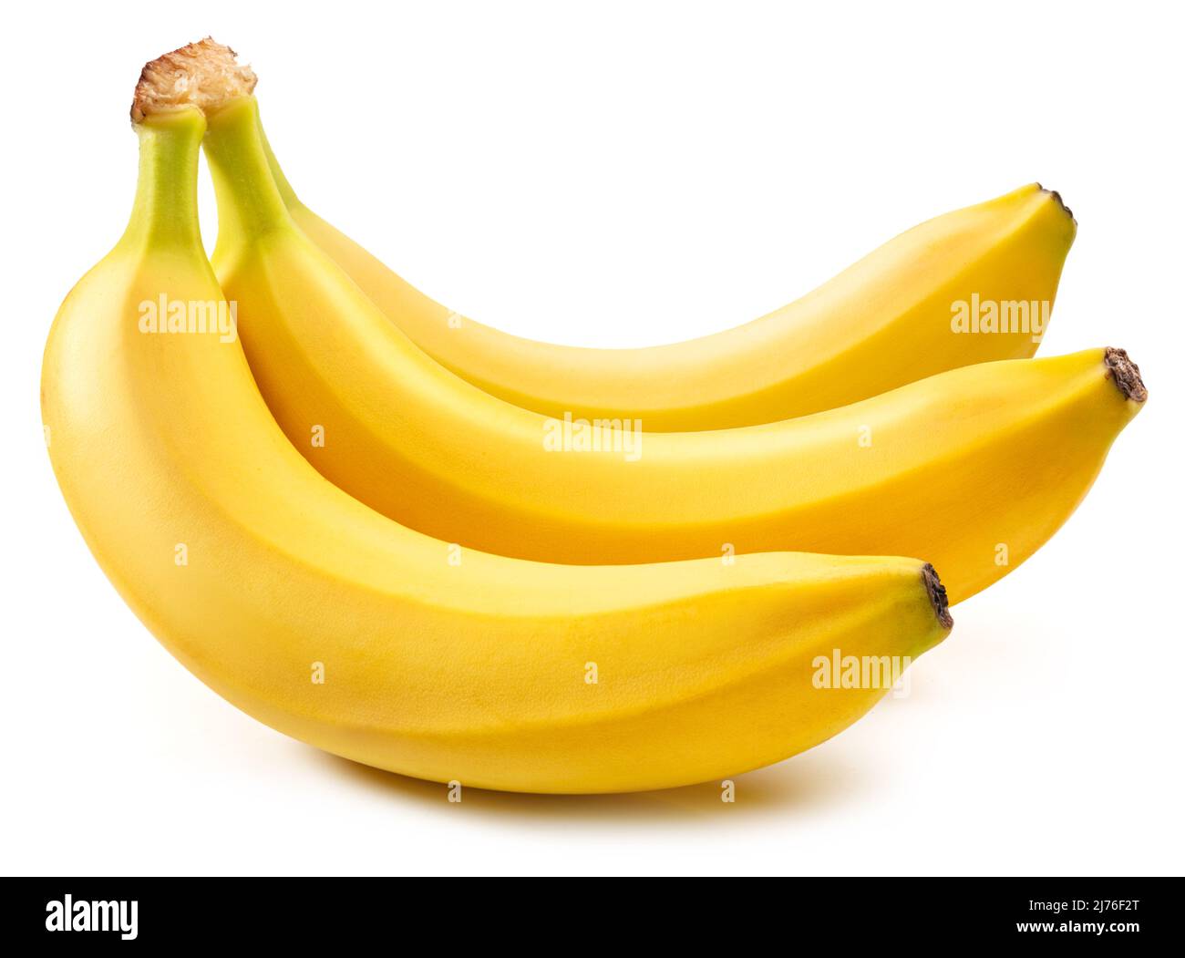 Three ripe bananas Cut Out Stock Images & Pictures - Alamy