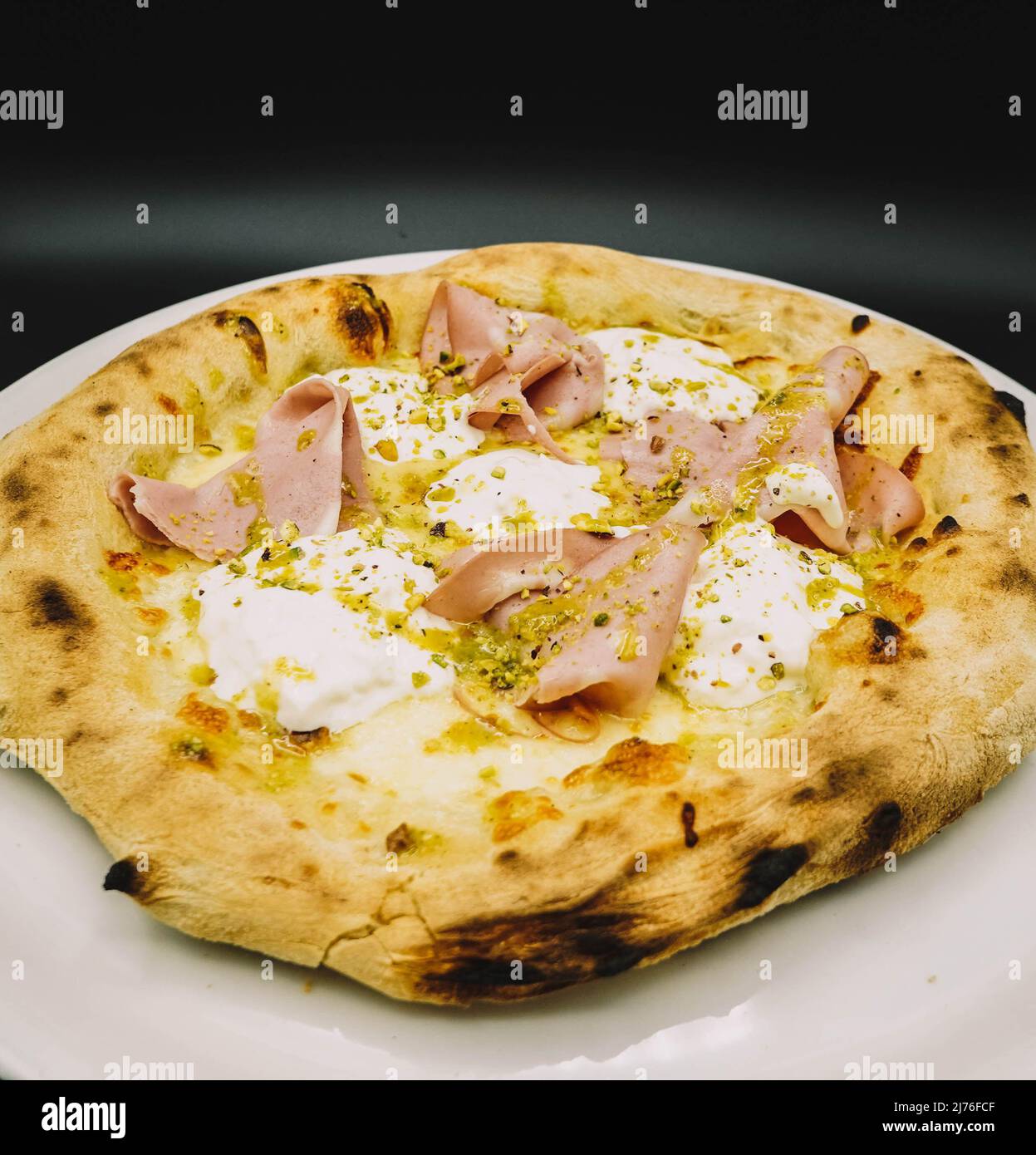 Homemade Neapolitan-style pizza Stock Photo - Alamy