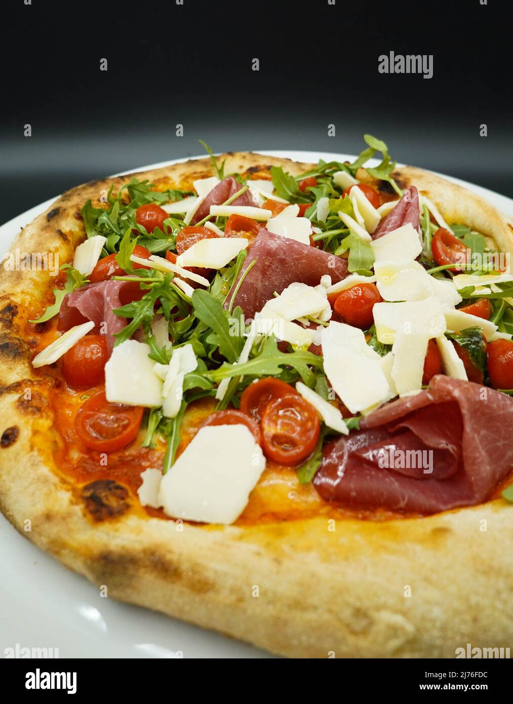 Homemade Neapolitan-style pizza Stock Photo - Alamy
