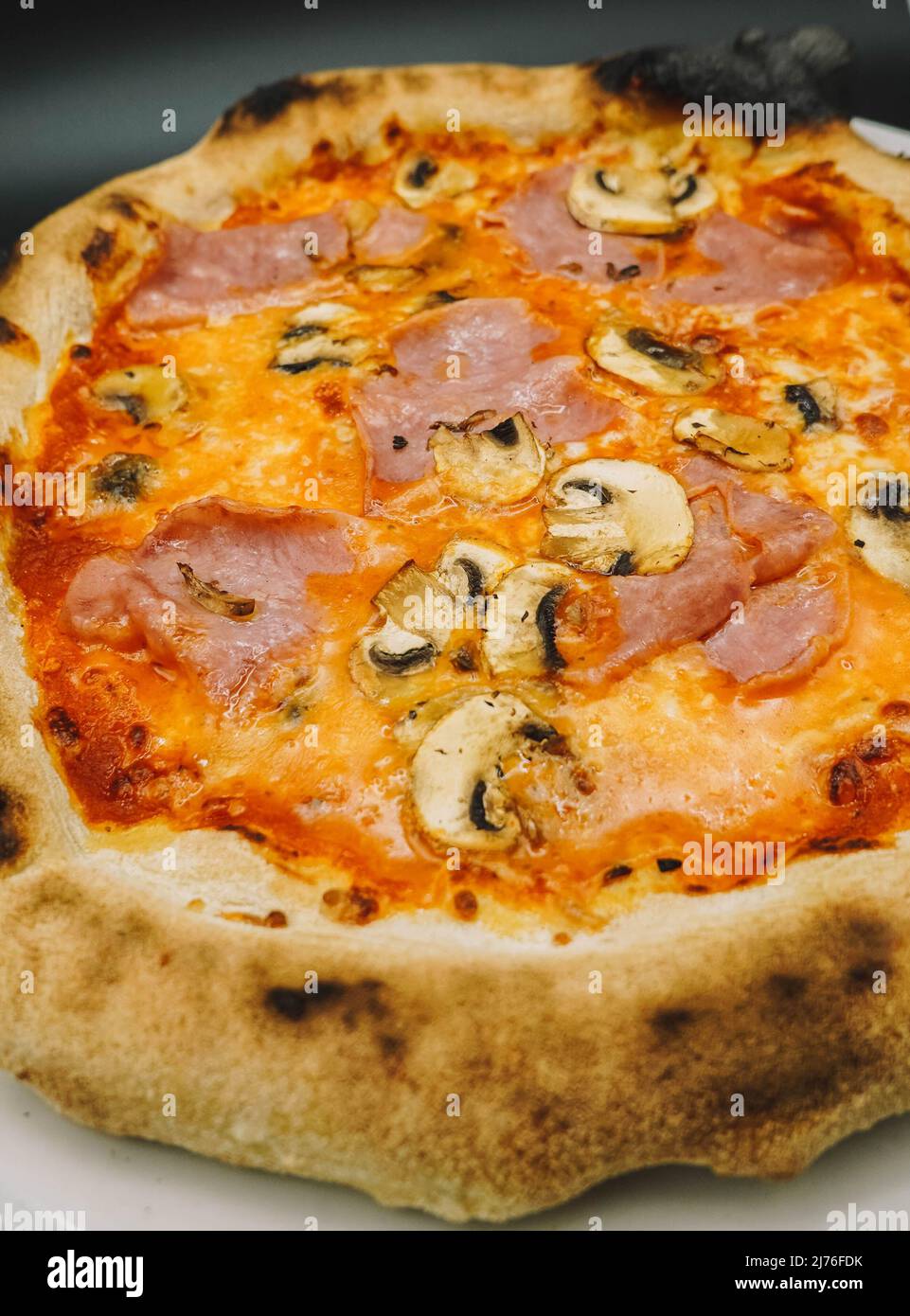 Homemade Neapolitan-style pizza Stock Photo - Alamy