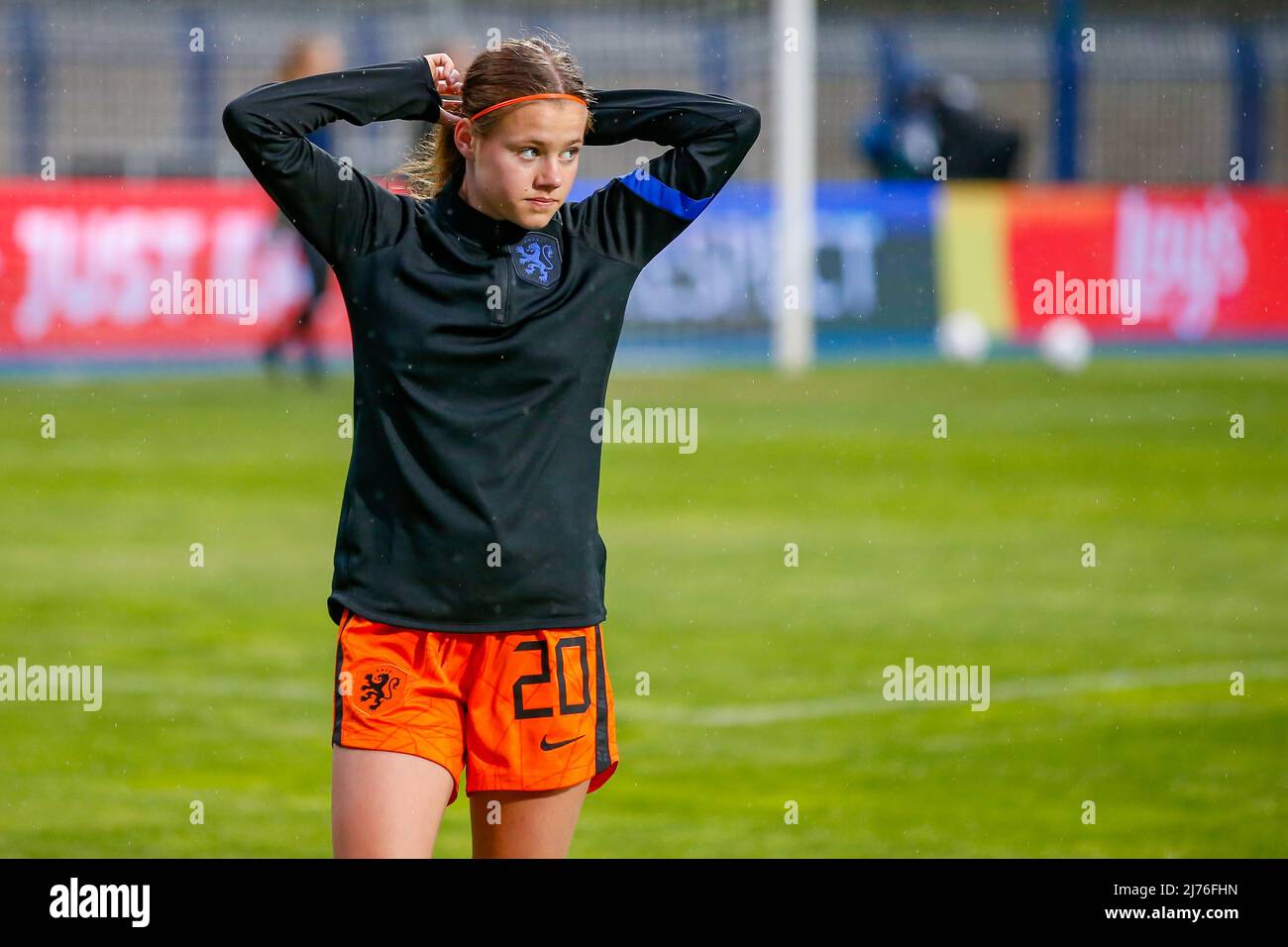 SARAJEVO, BOSNIA-HERZEGOVINA - MAY 6: Aniek Janssen of the Netherlands ...