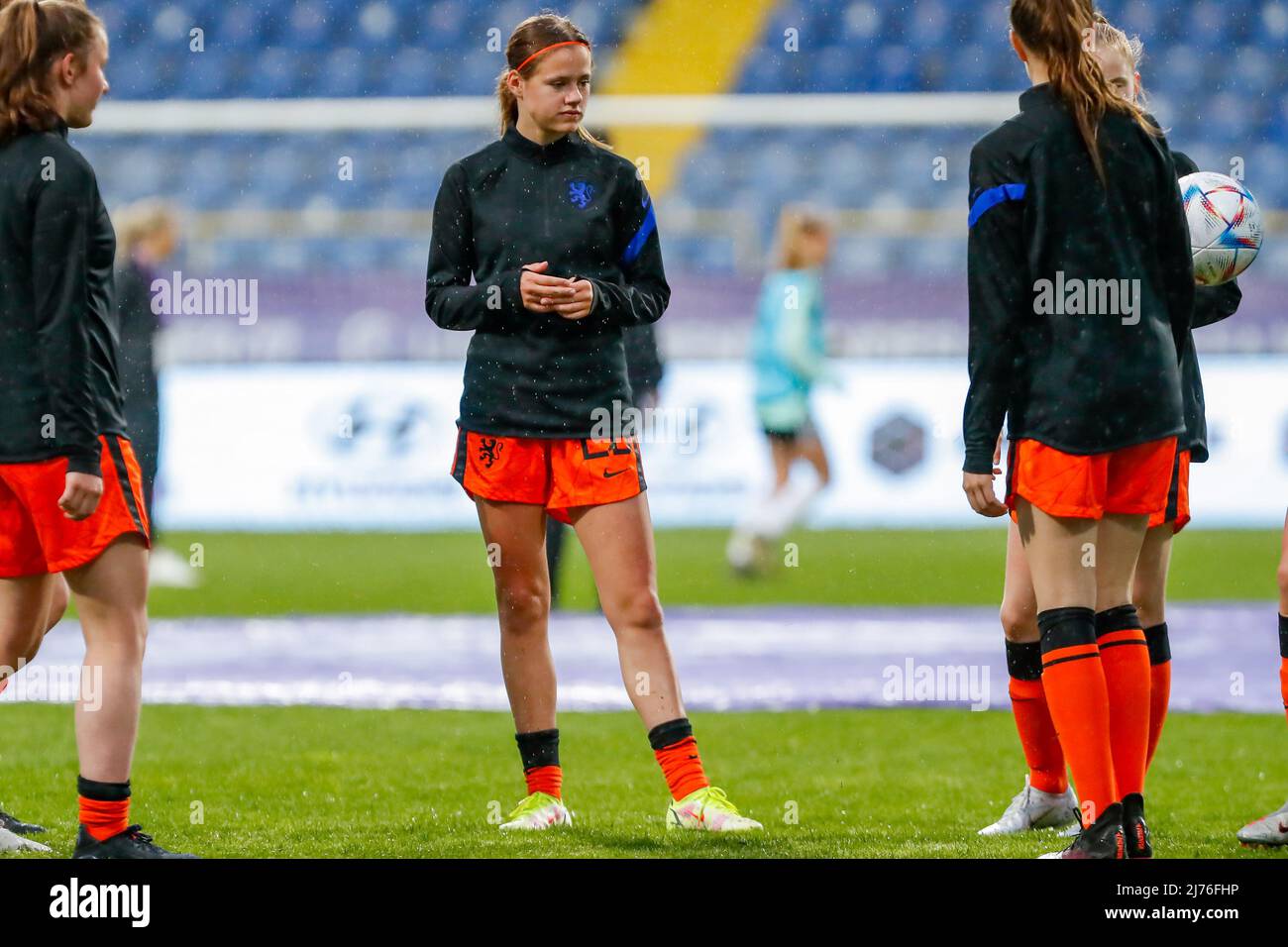 SARAJEVO, BOSNIA-HERZEGOVINA - MAY 6: Aniek Janssen of the Netherlands ...