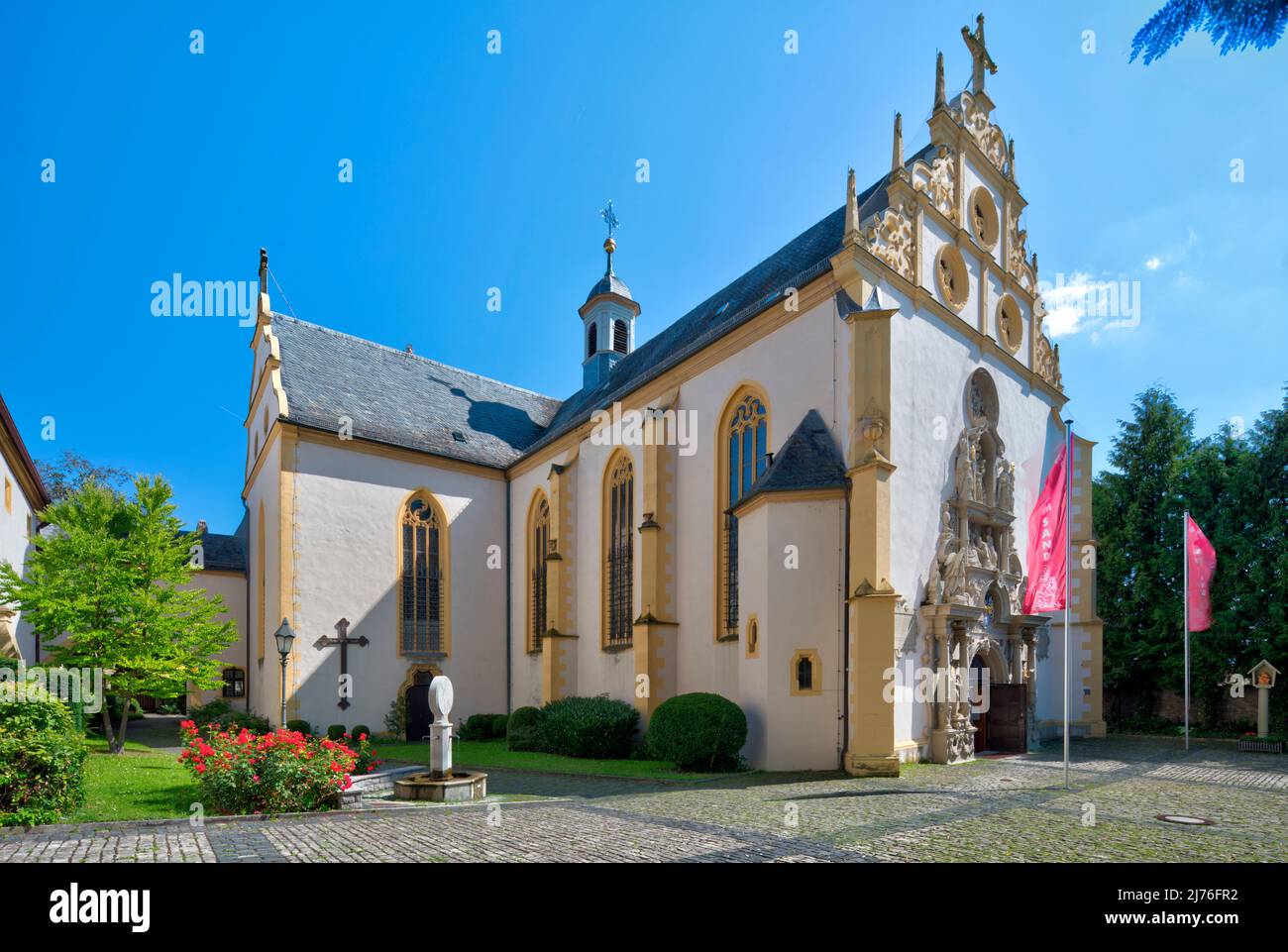 pilgrimage church, Maria im Sand, village view, autumn, architecture ...
