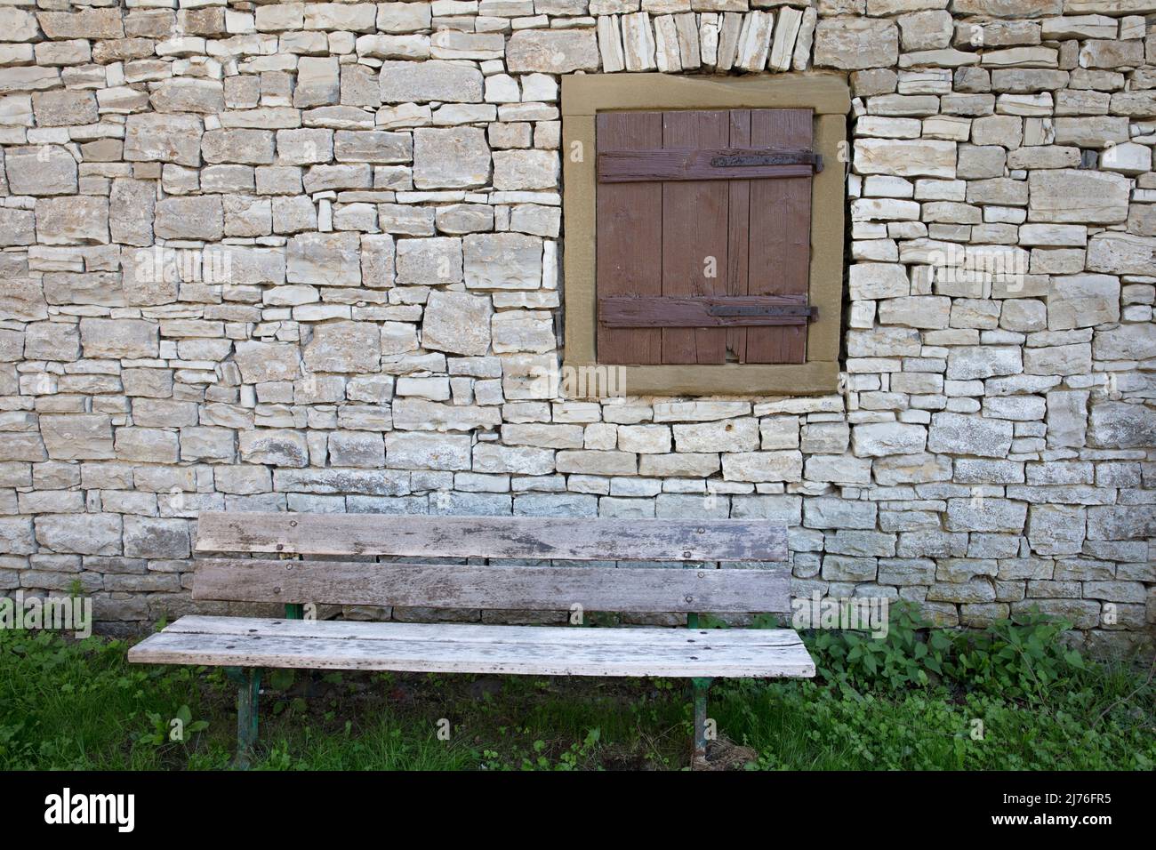 city wall, city fortification, house facade, village view, autumn ...