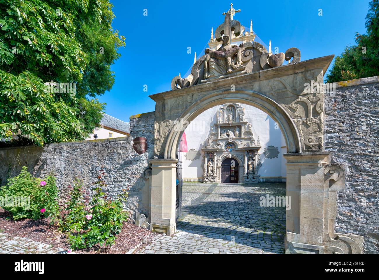 pilgrimage church, Maria im Sand, village view, autumn, architecture ...