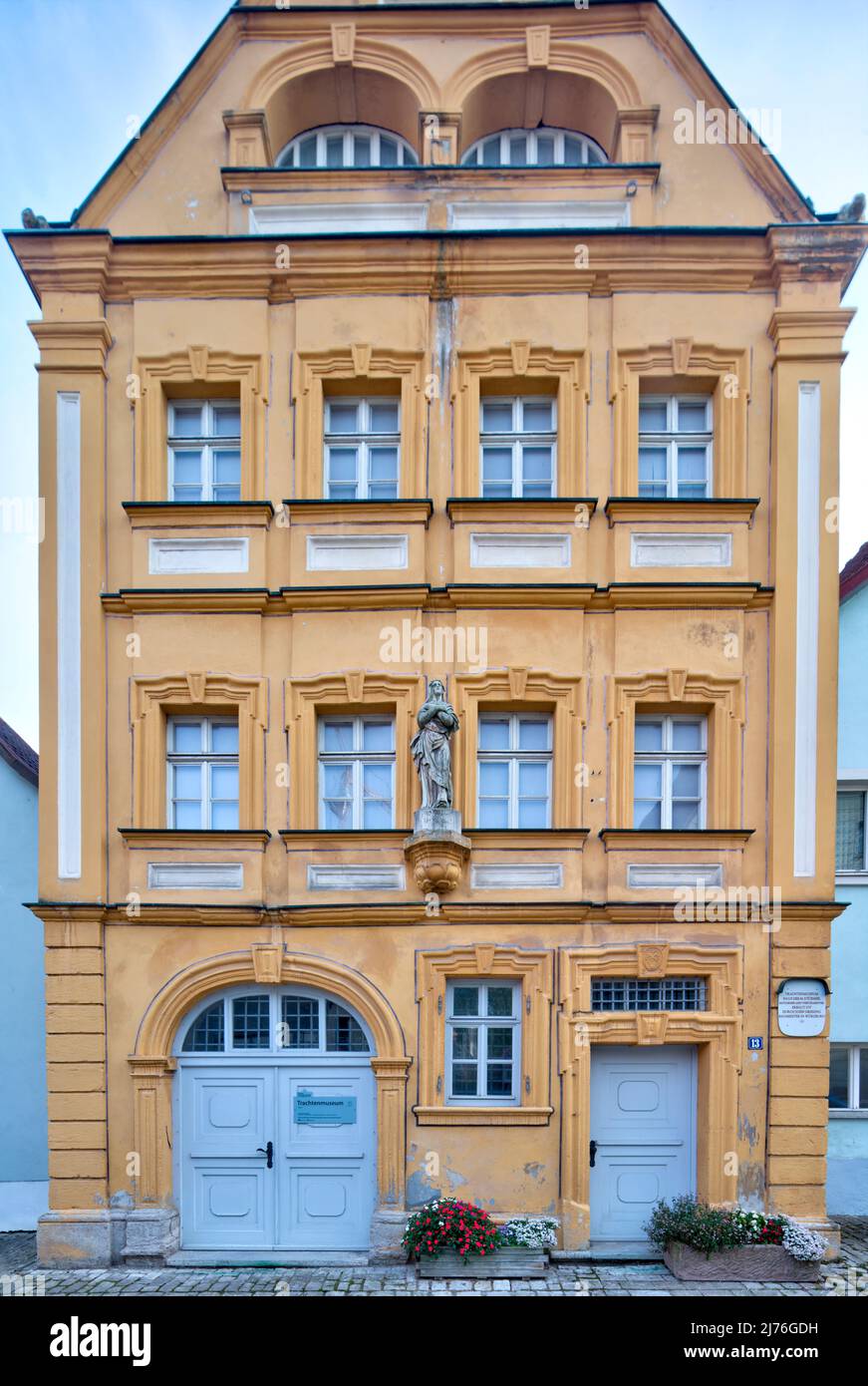 Traditional costume museum, house facade, romanticism, village view ...