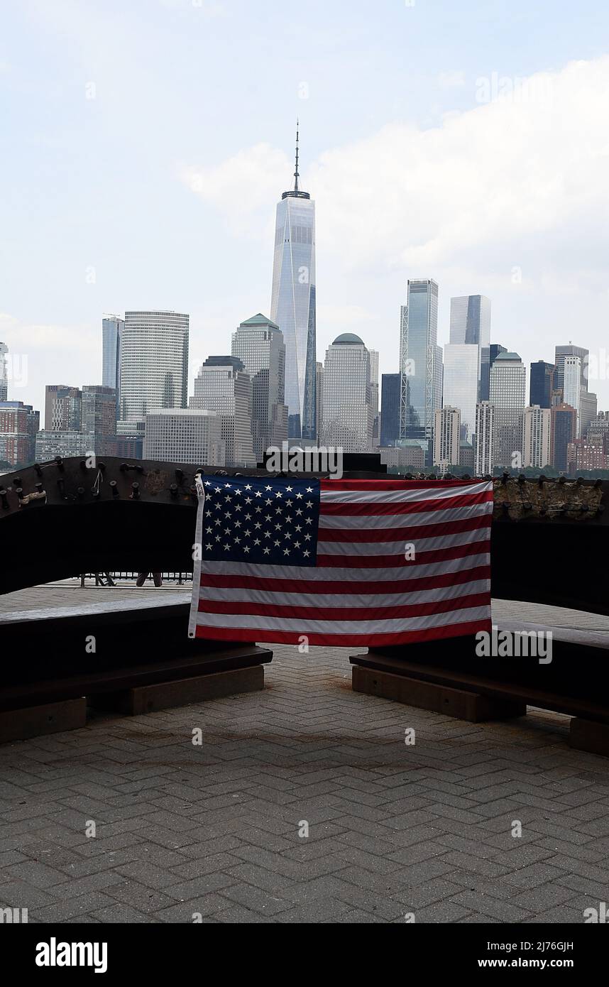 NEW JERSEY CITY / NEW JERSEY /USA/08JUNE 2018 9/11 memorial of fireman ...