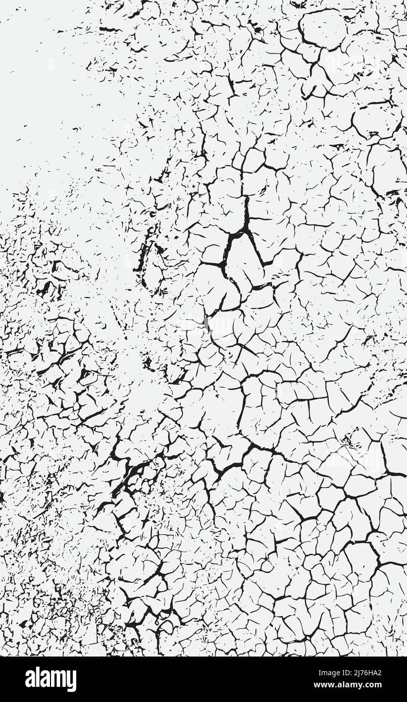 Cracked clay ground Stock Vector Images - Alamy