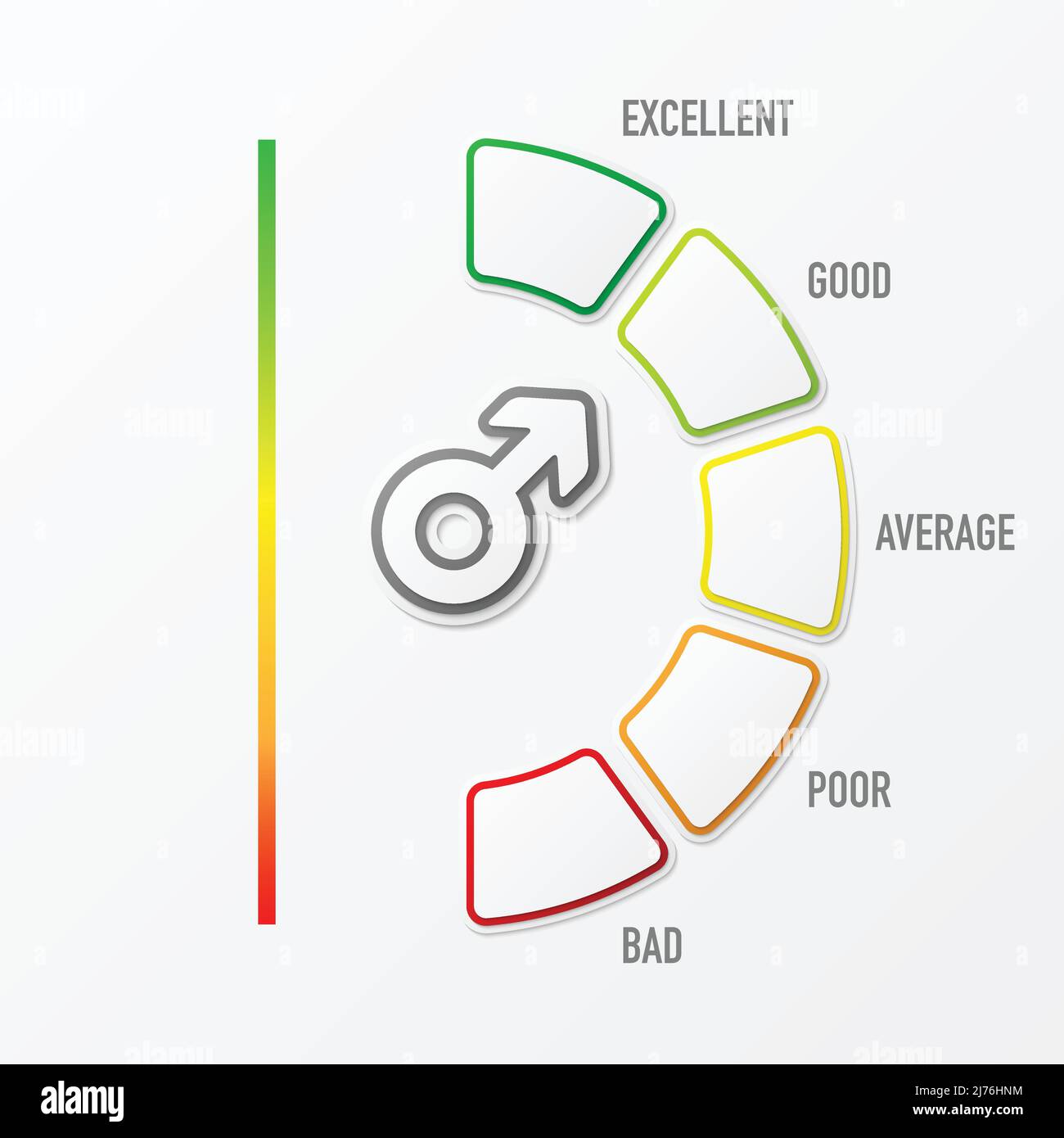 Circle level indicator gradation background Stock Vector Image & Art ...