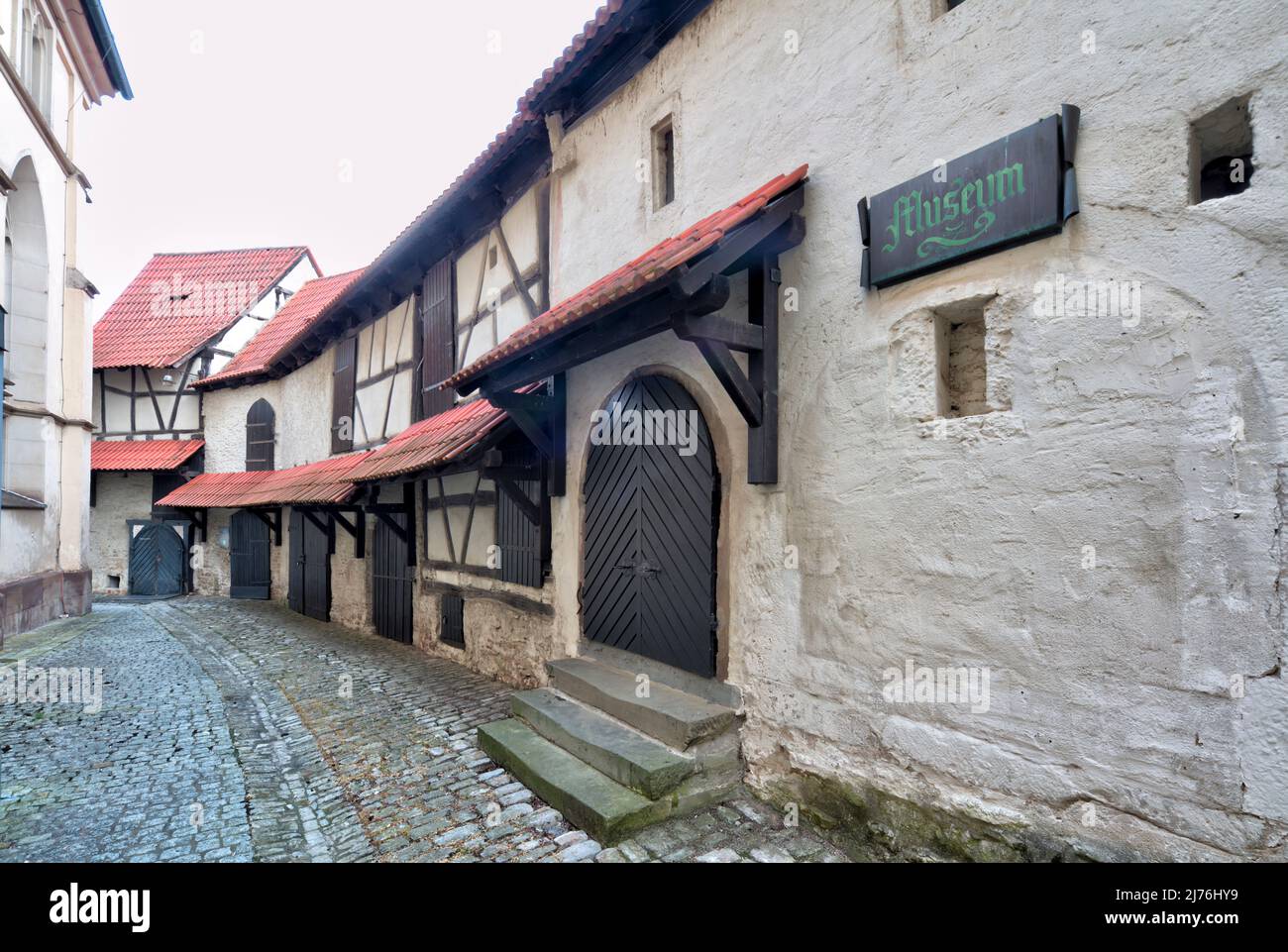 Church castle, gaden, storehouses, ReichsdorfMuseum, gaden complex ...