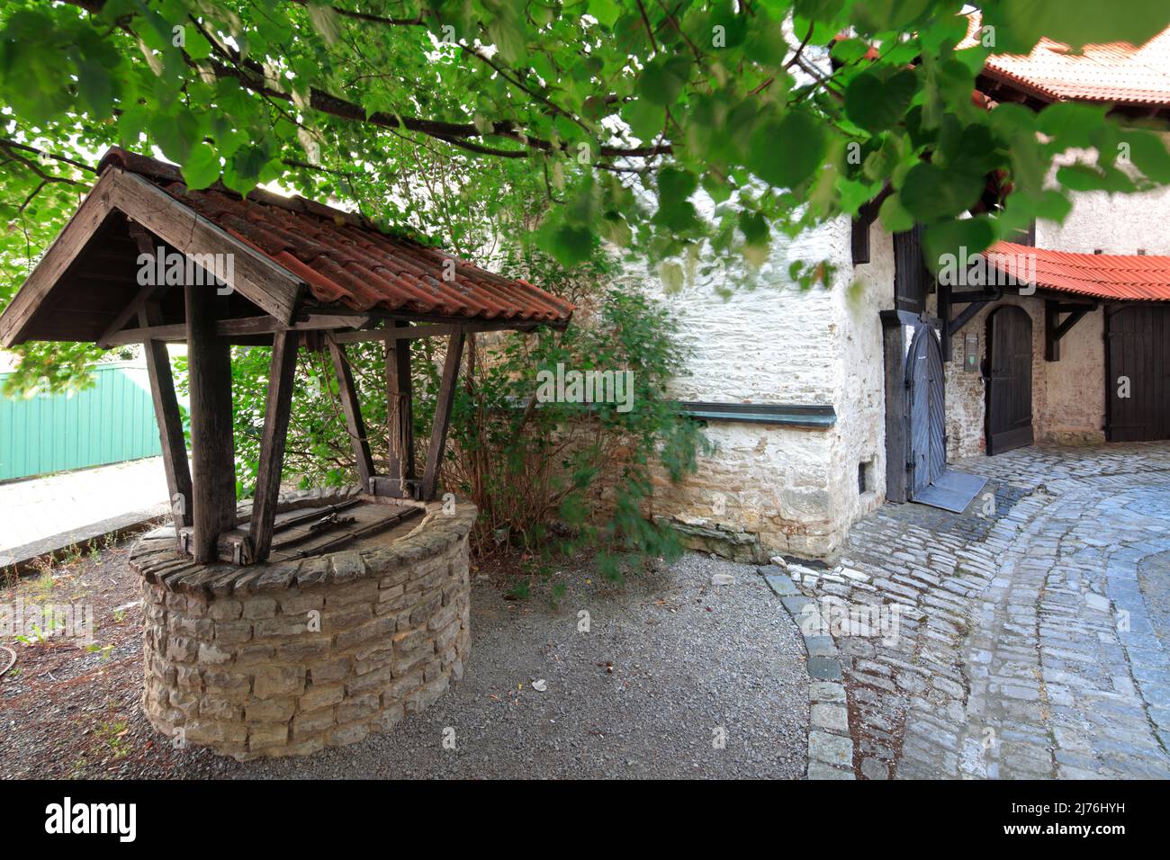 Church castle, gaden, storehouses, ReichsdorfMuseum, gaden complex ...