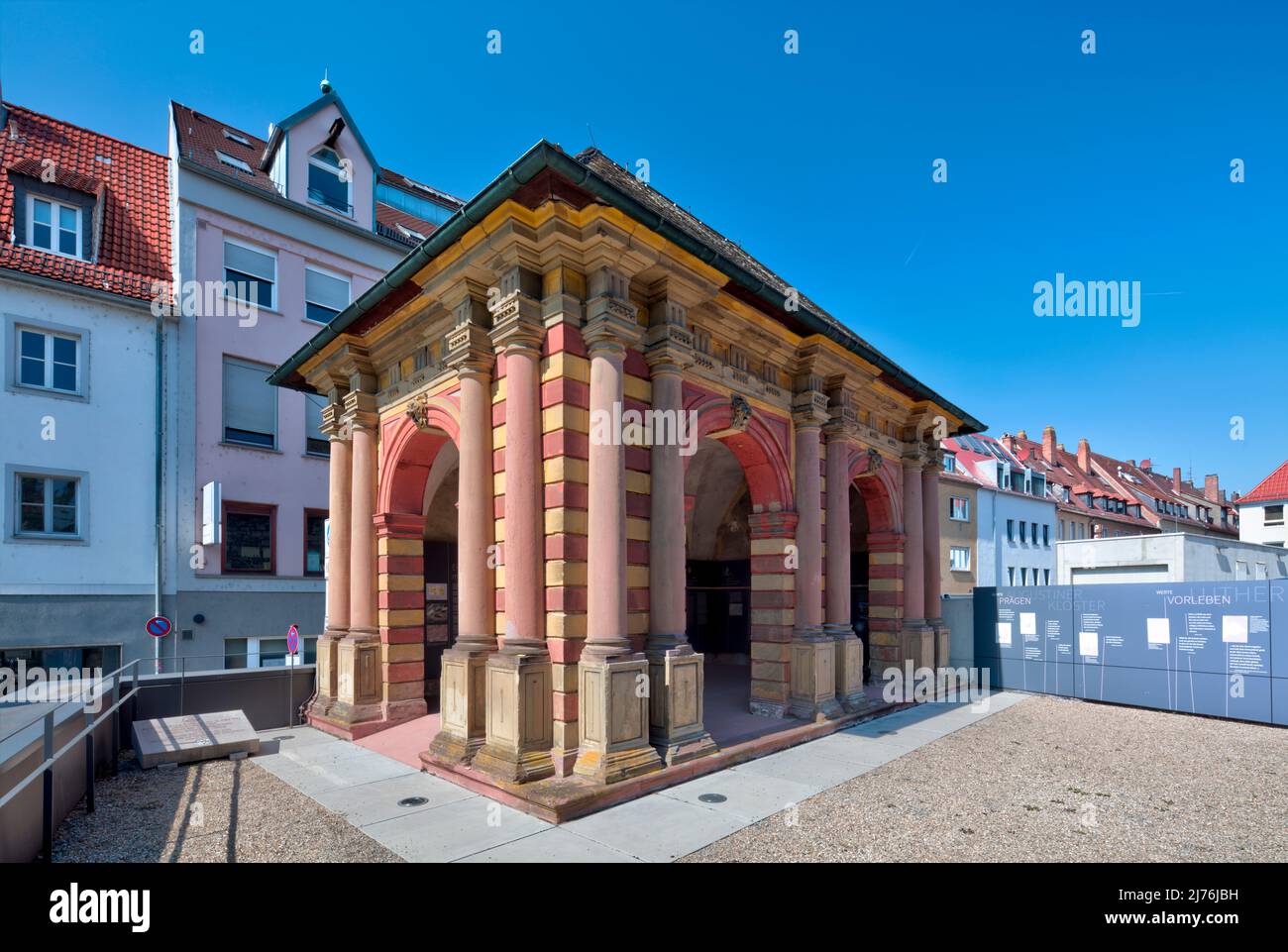 Garden pavilion of the former augustinian monastery hi-res stock ...