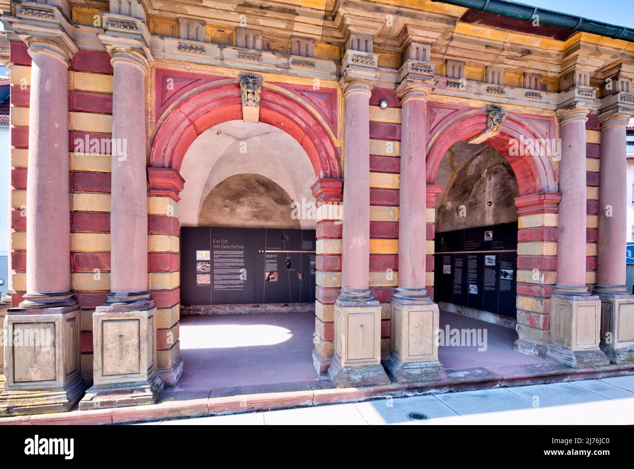 Garden pavilion of the former augustinian monastery hi-res stock ...
