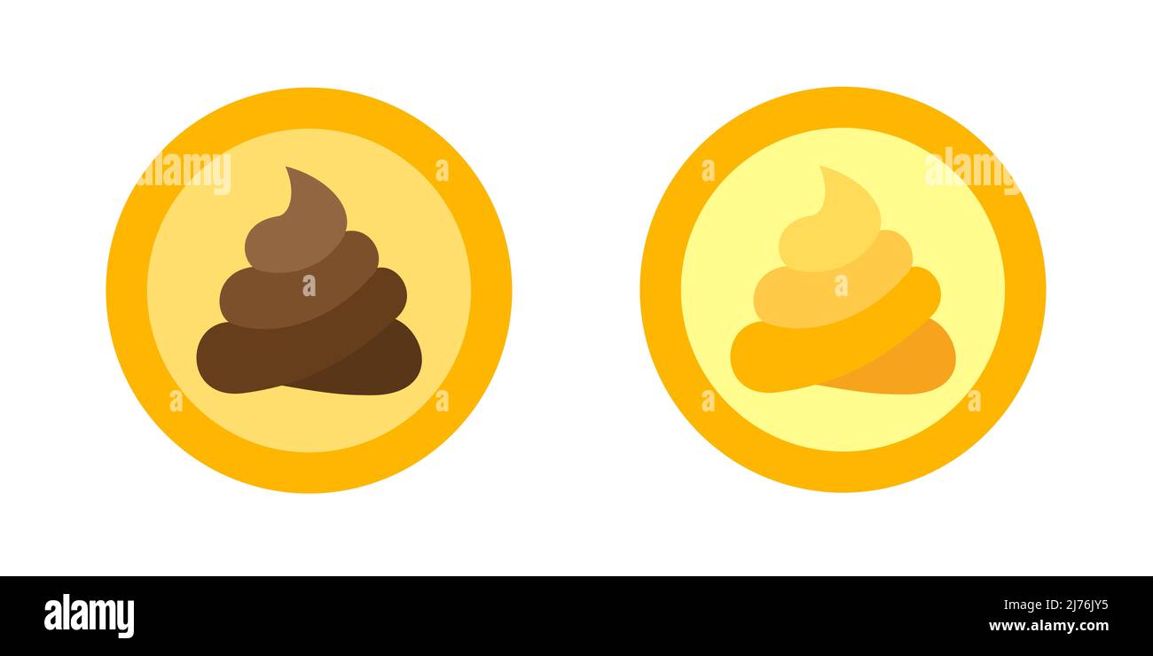 Shitcoin - coin with symbol of shit, excrement, feces and turd ...