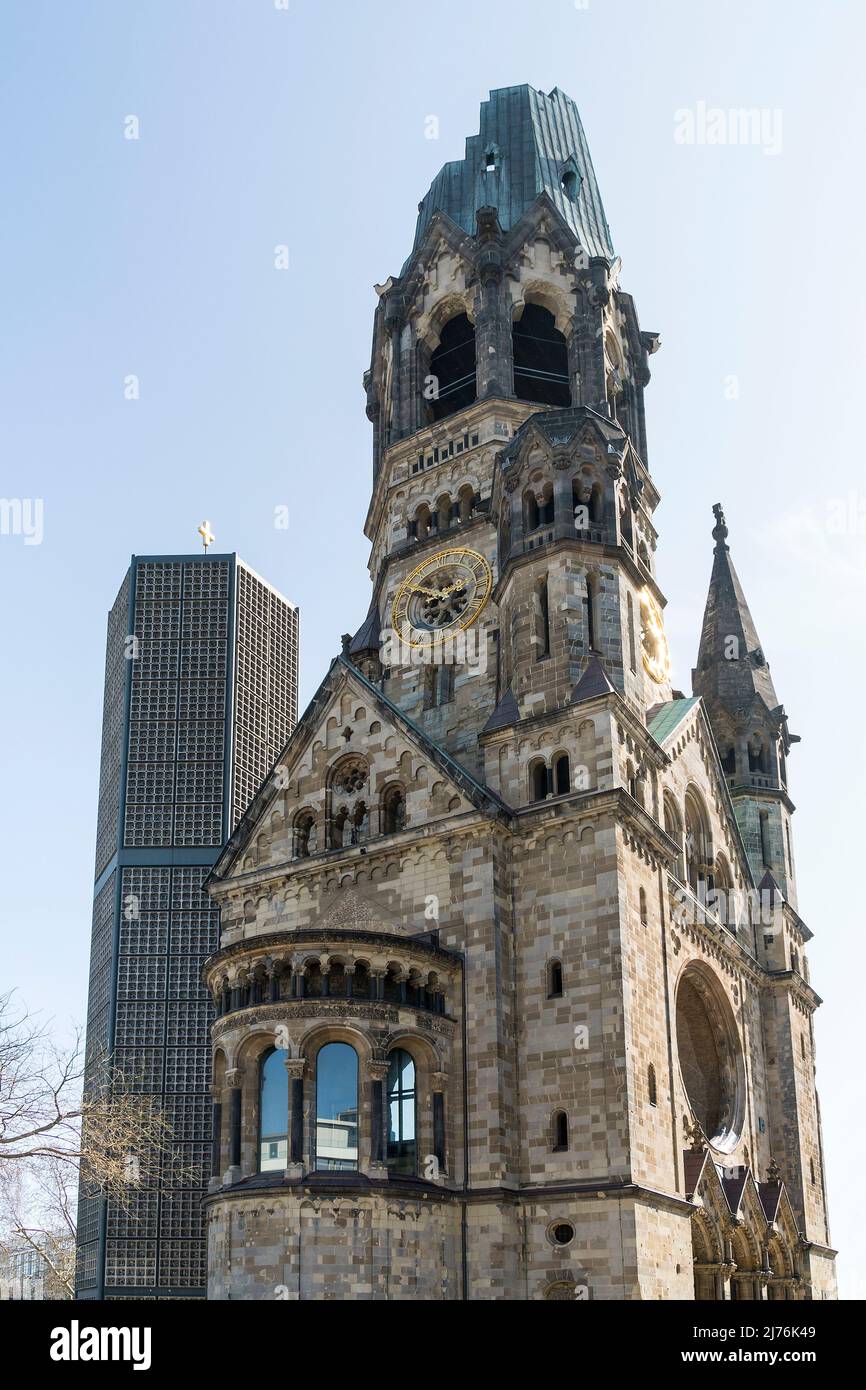 Berlin, Kaiser Wilhelm Memorial Church Stock Photo - Alamy