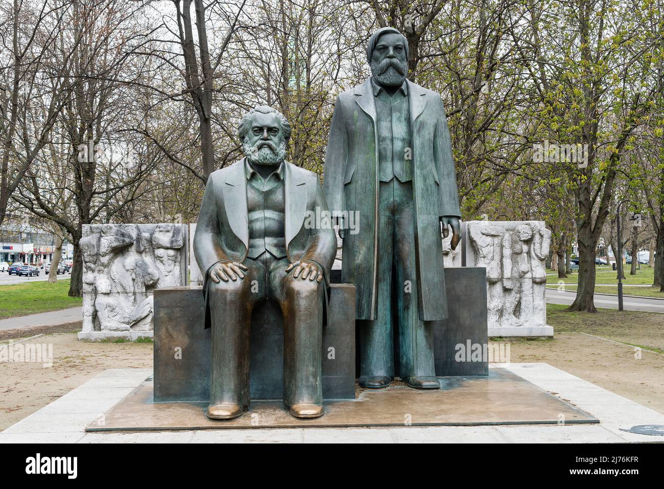 Berlin, Mitte, Marx-Engels-Forum Stock Photo - Alamy