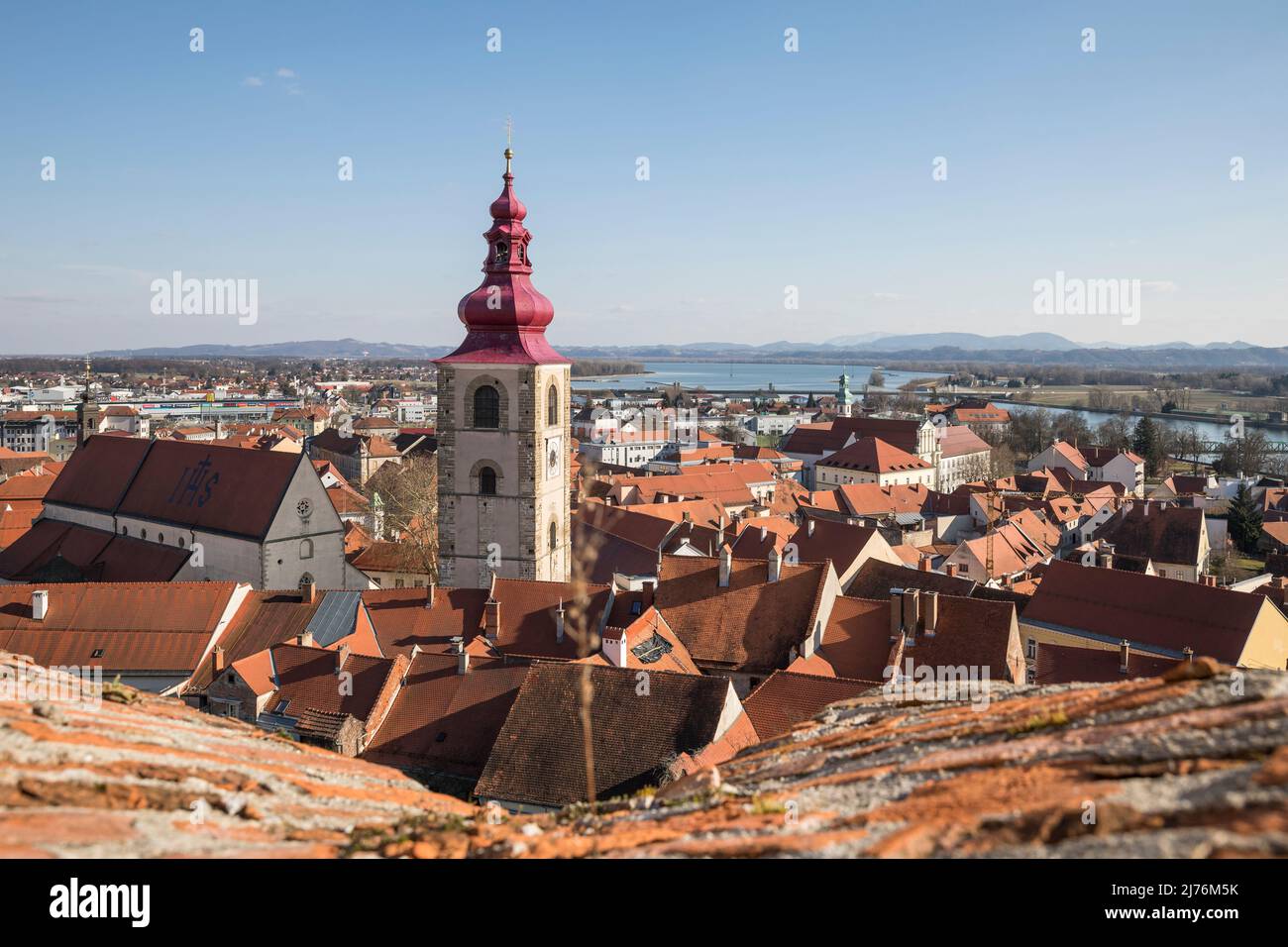 Town ptuj pettau on the river drava hi-res stock photography and images ...