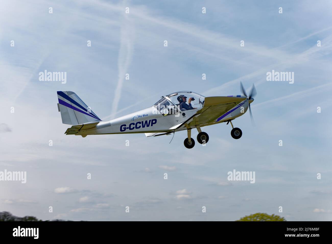 Silver aerotechnik eurostar hi-res stock photography and images - Alamy