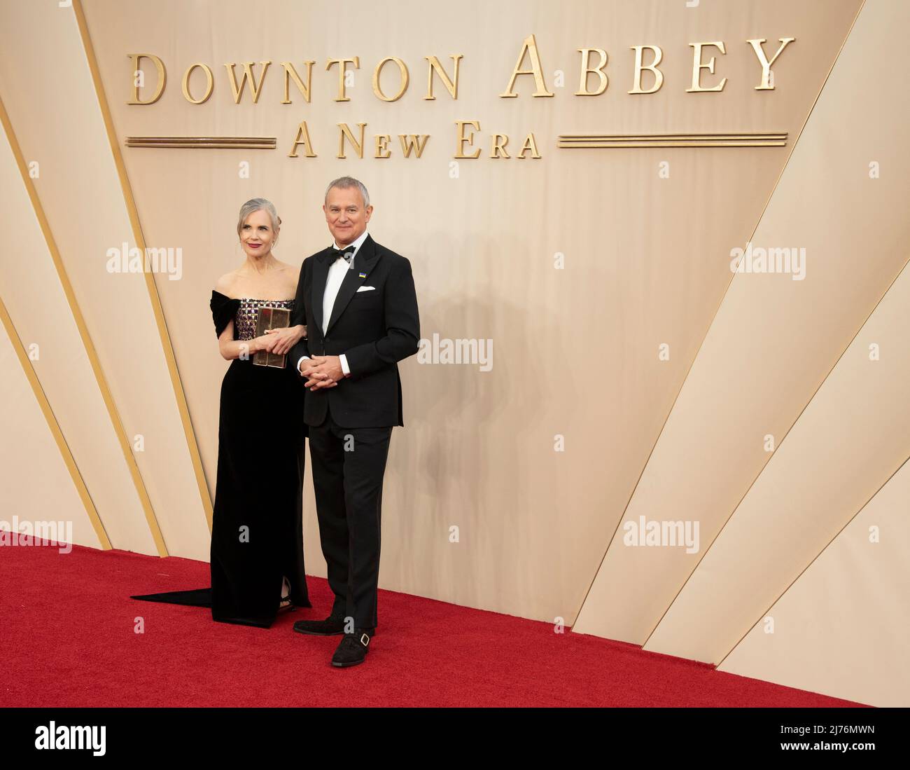 Elizabeth McGovern and Hugh Bonneville attend the world premiere of ...
