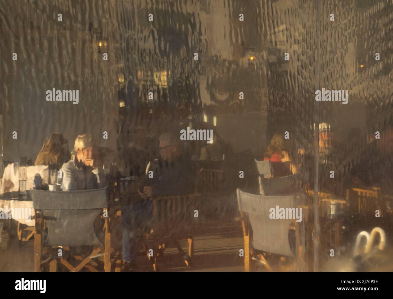 Cafe and bar in Pylos, historically also known as Navarino, Peloponnese ...