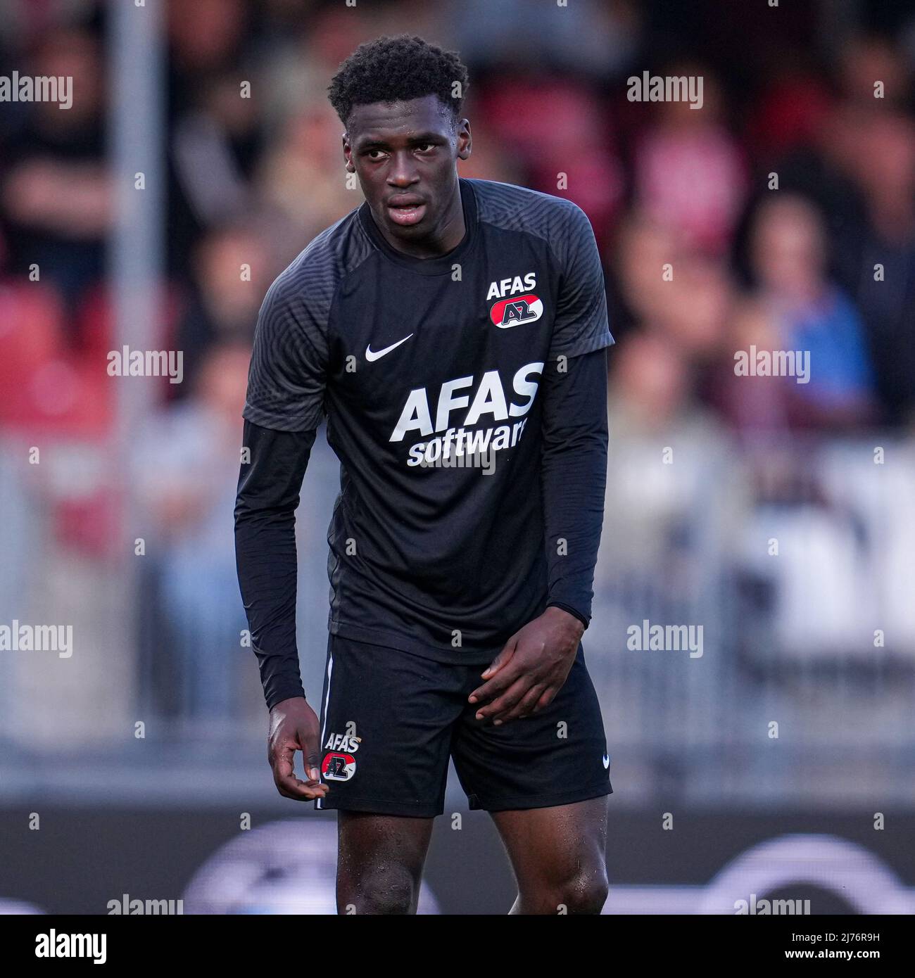 ALMERE, NETHERLANDS - MAY 6: Ernest Poku of Jong AZ during the Dutch ...