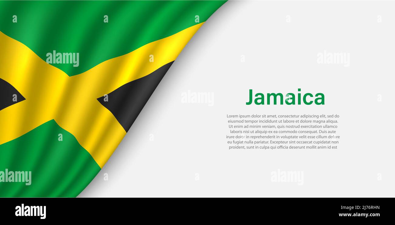 Jamaica Flag Powerpoint Template 590+ Jamaican Flag Colors Background