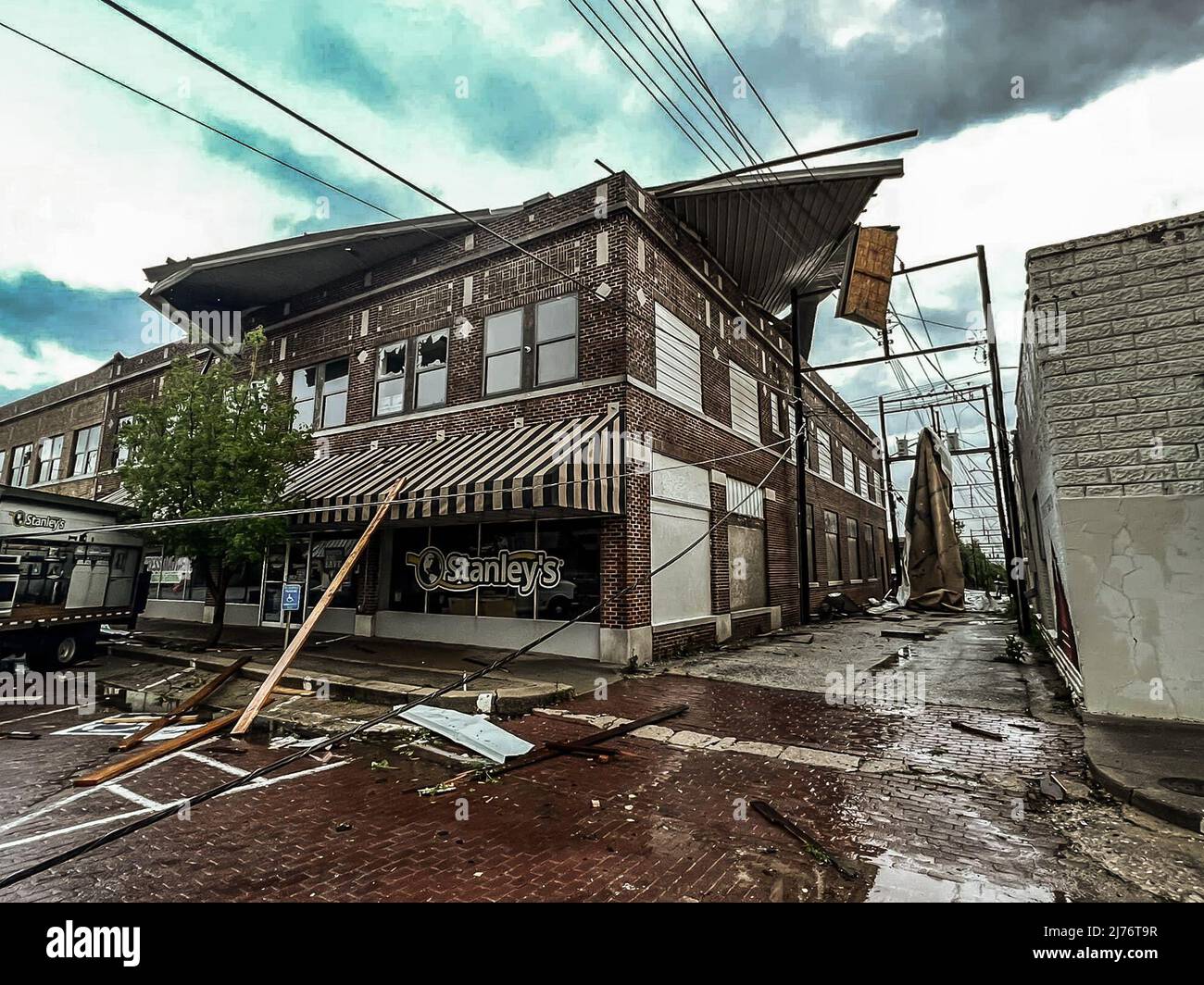 May 5, 2022, Seminole, Oklahoma, U.S: A tornado causes extensive damage to the City of Seminole ...