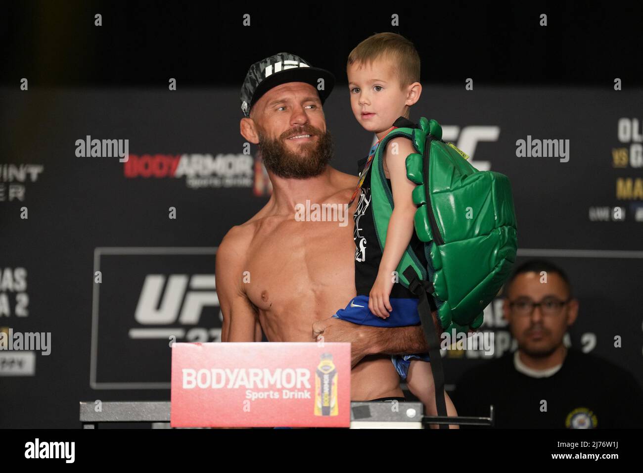 PHOENIX, AZ - May 6: Donald Cerrone steps on the scale at Hyatt Regency ...