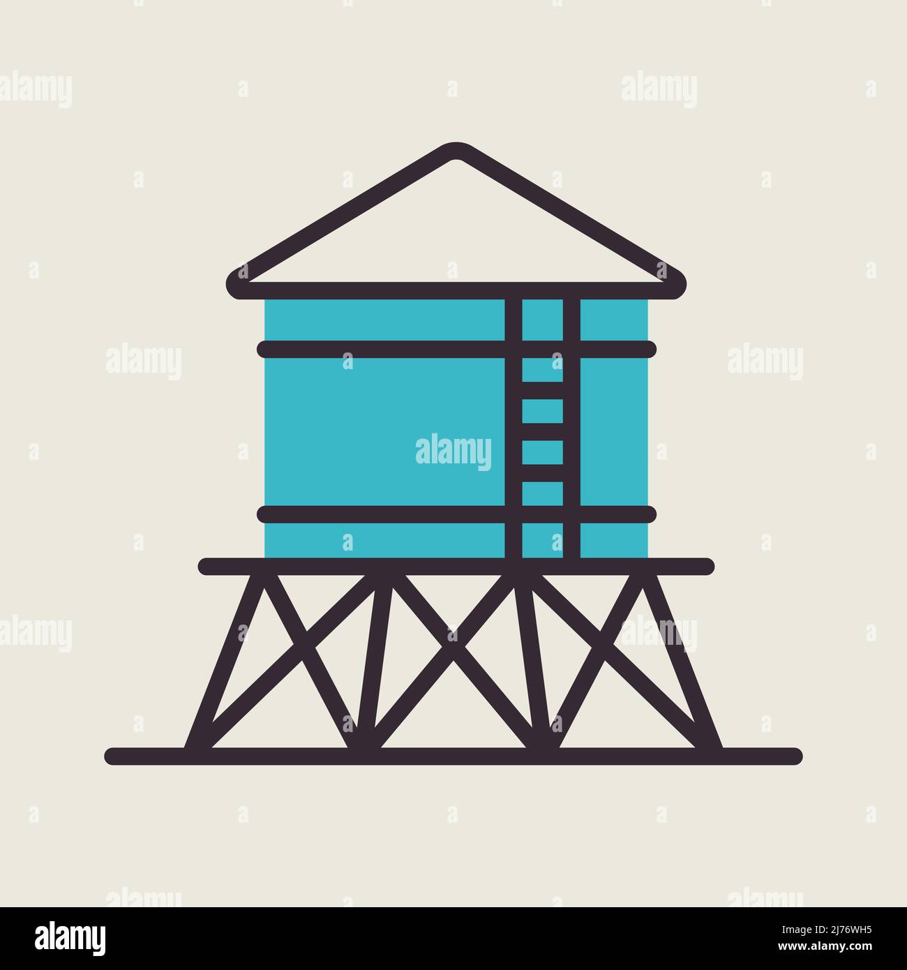 Water tower icon. Agriculture sign. Graph symbol for your web site ...
