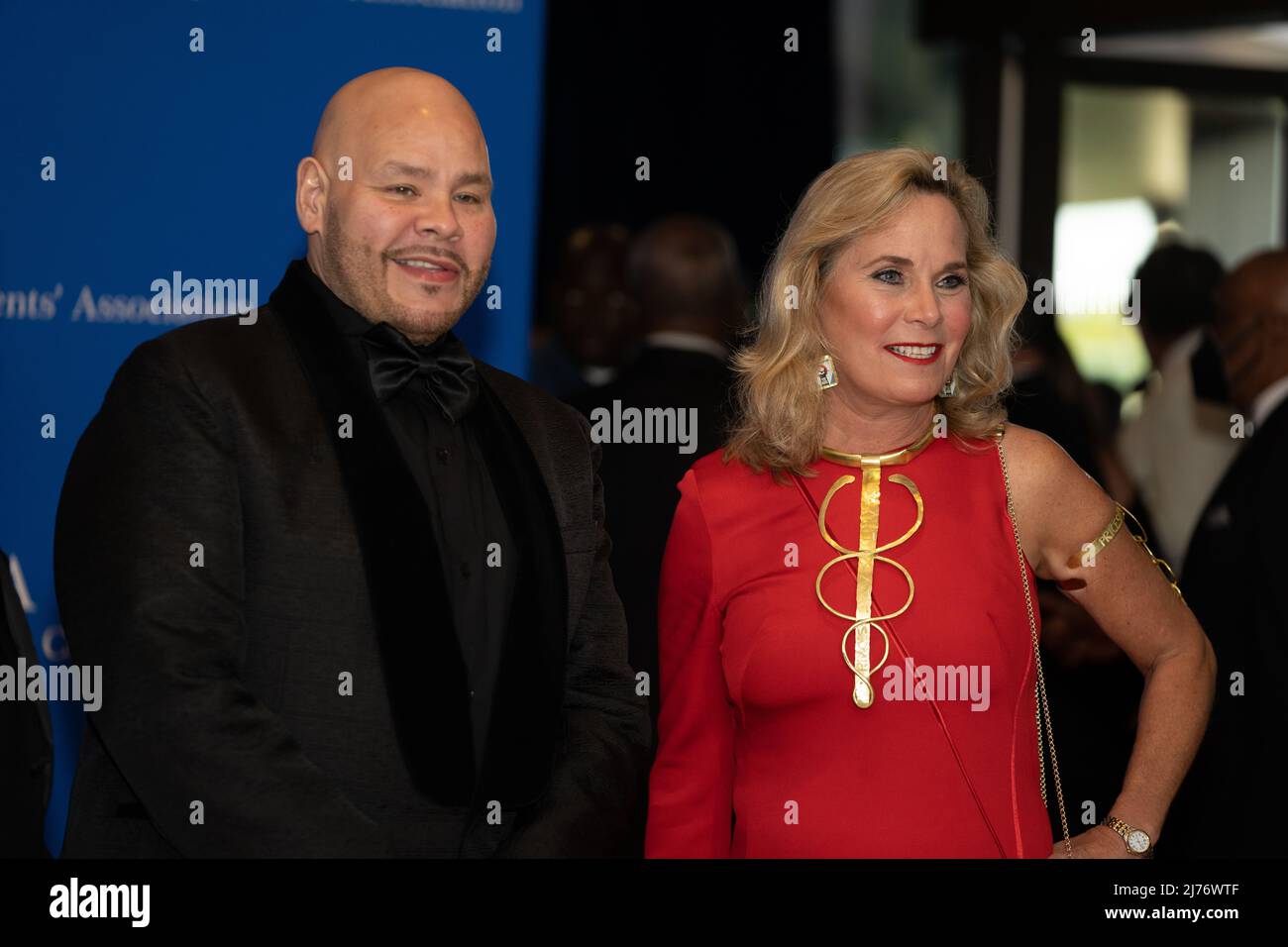 Rapper Fat Joe and Cynthia Fischer walk the red carpet at the White ...