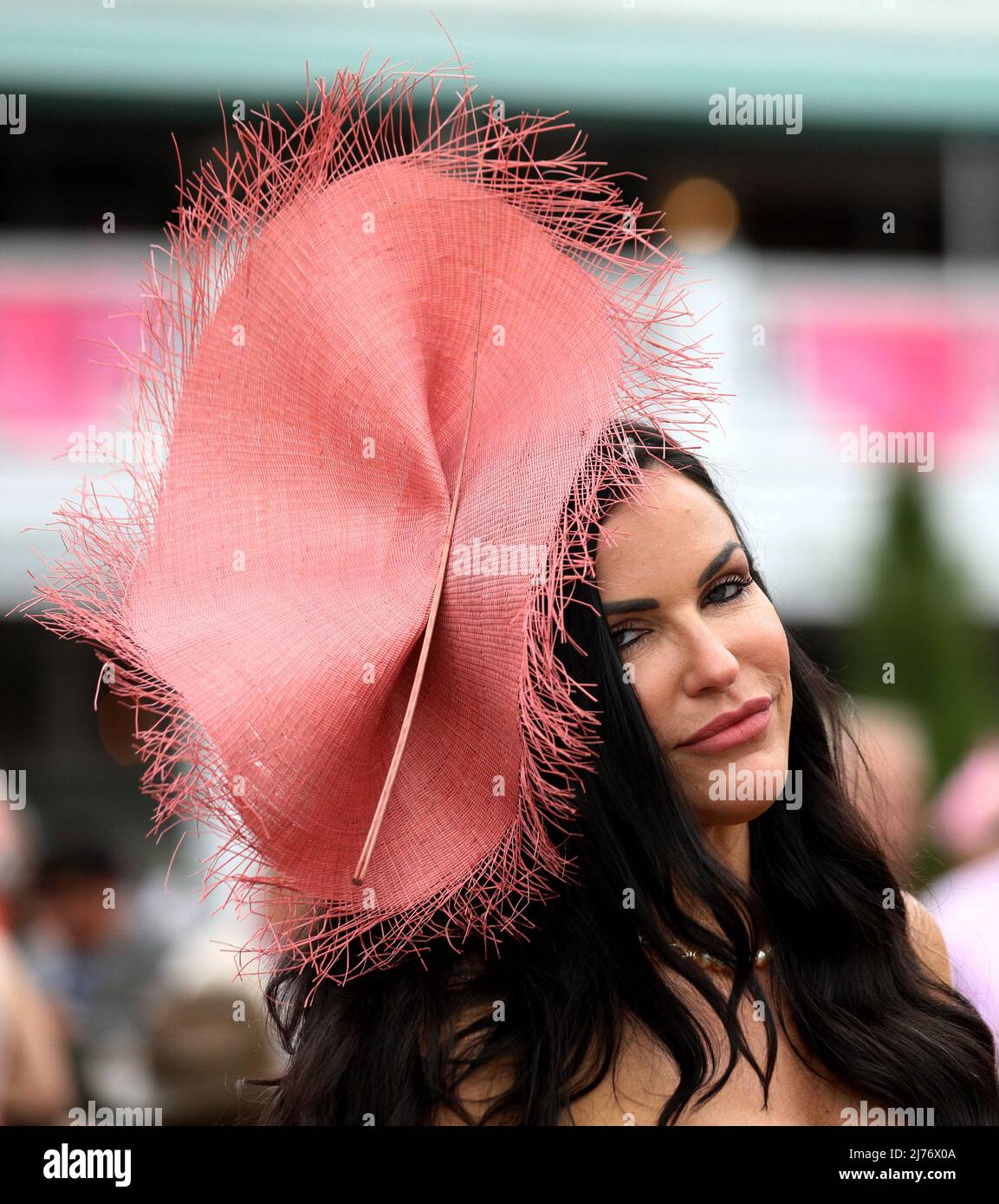 Horse racing fans show off their Oaks fashion attire as they prepare ...
