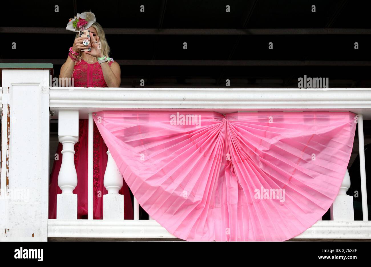 Horse racing fans show off their Oaks fashion attire as they prepare ...